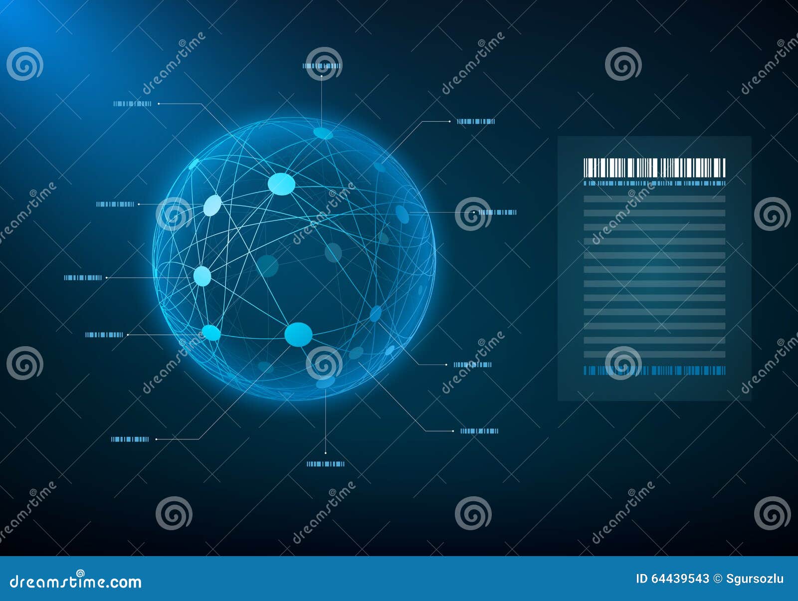 Connection Infographic Design Stock Vector - Illustration of black ...