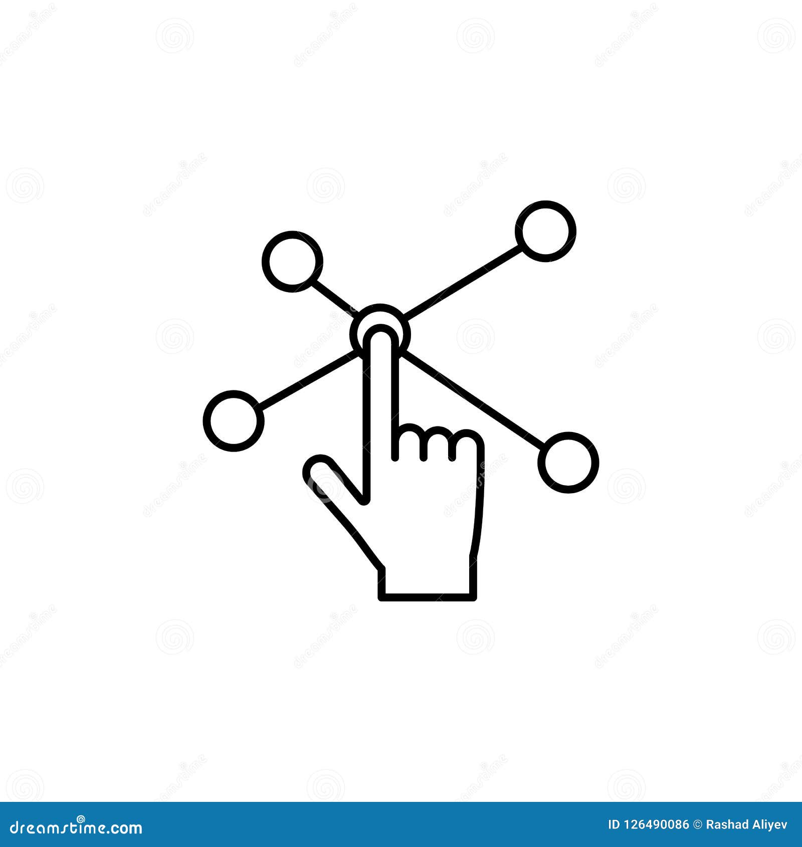 Connection Interactive Icon. Element Of Artificial Intelligence Icon ...