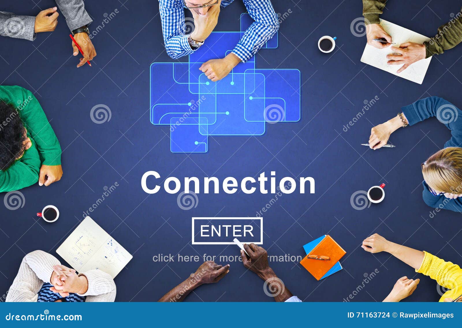 Connection Internet Online Website Web Page Concept Stock Photo - Image ...