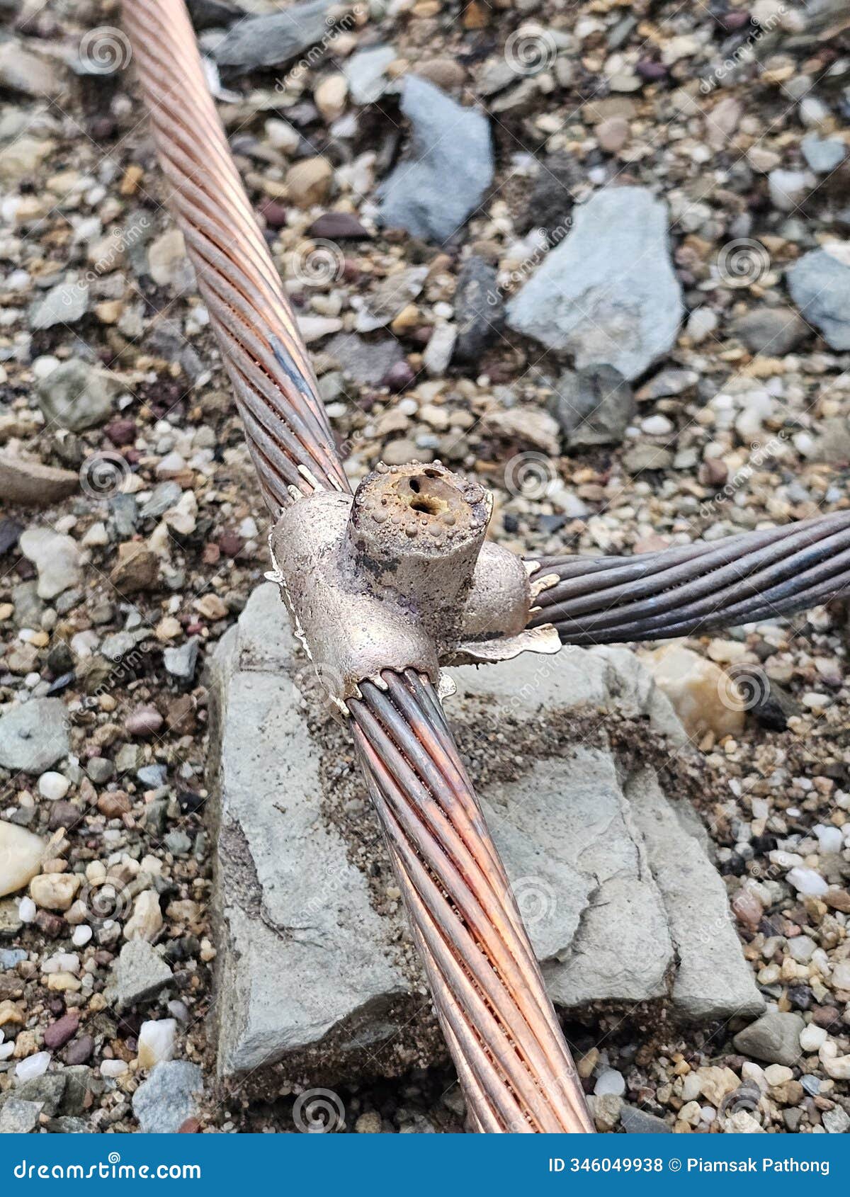 The Connection of a Large Copper Conductor As Part of the Electrical ...