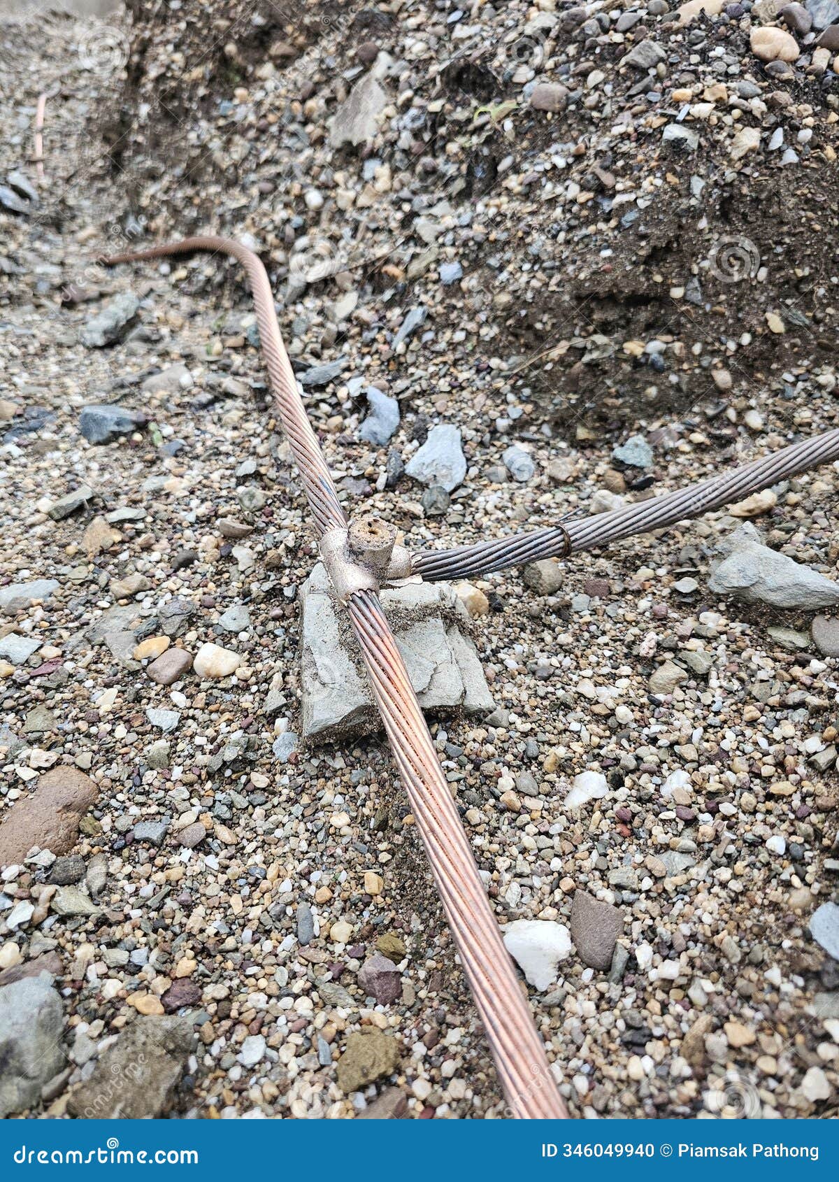 The Connection of a Large Copper Conductor As Part of the Electrical ...