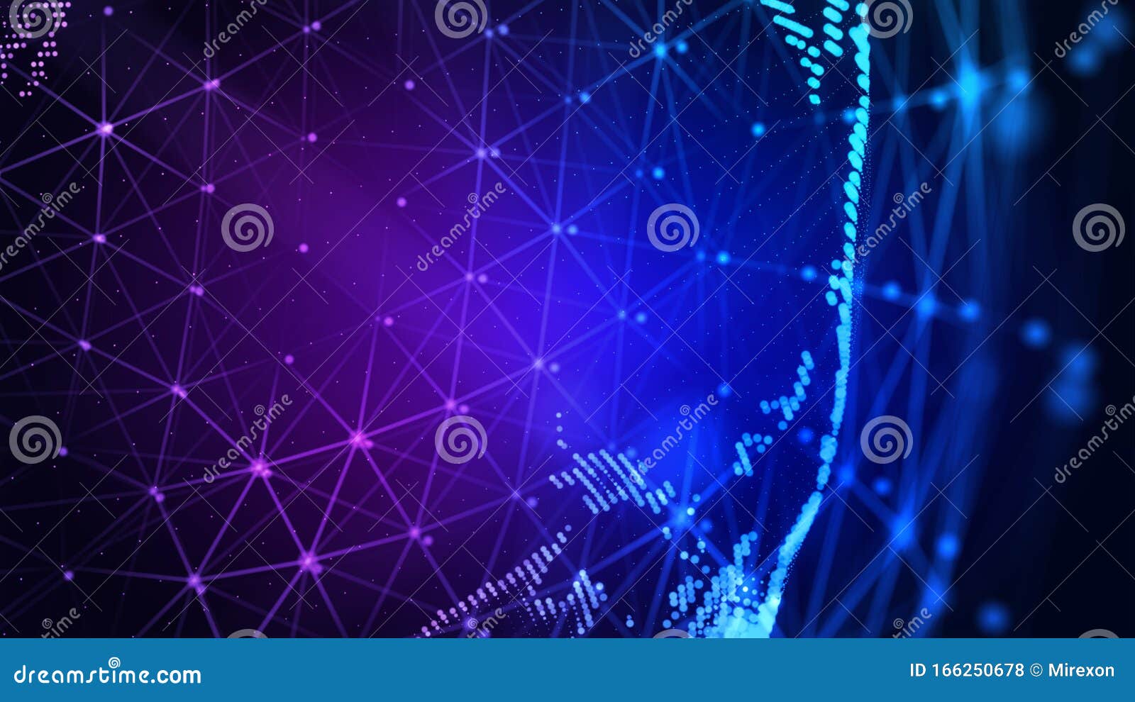 Connection Lines Globe. Background with Light Effect. Global ...