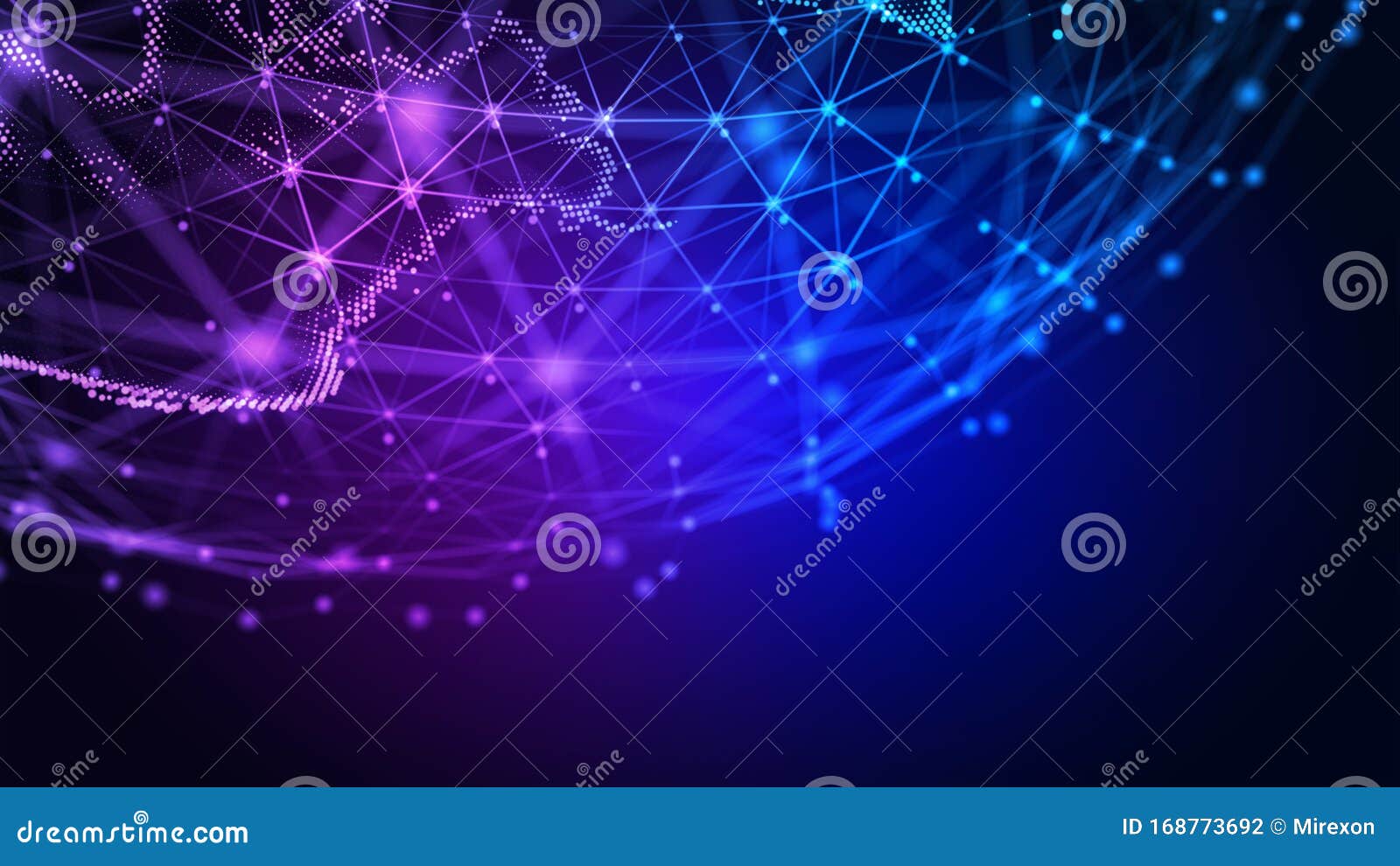 Connection Lines Globe. Background with Light Effect. Global ...