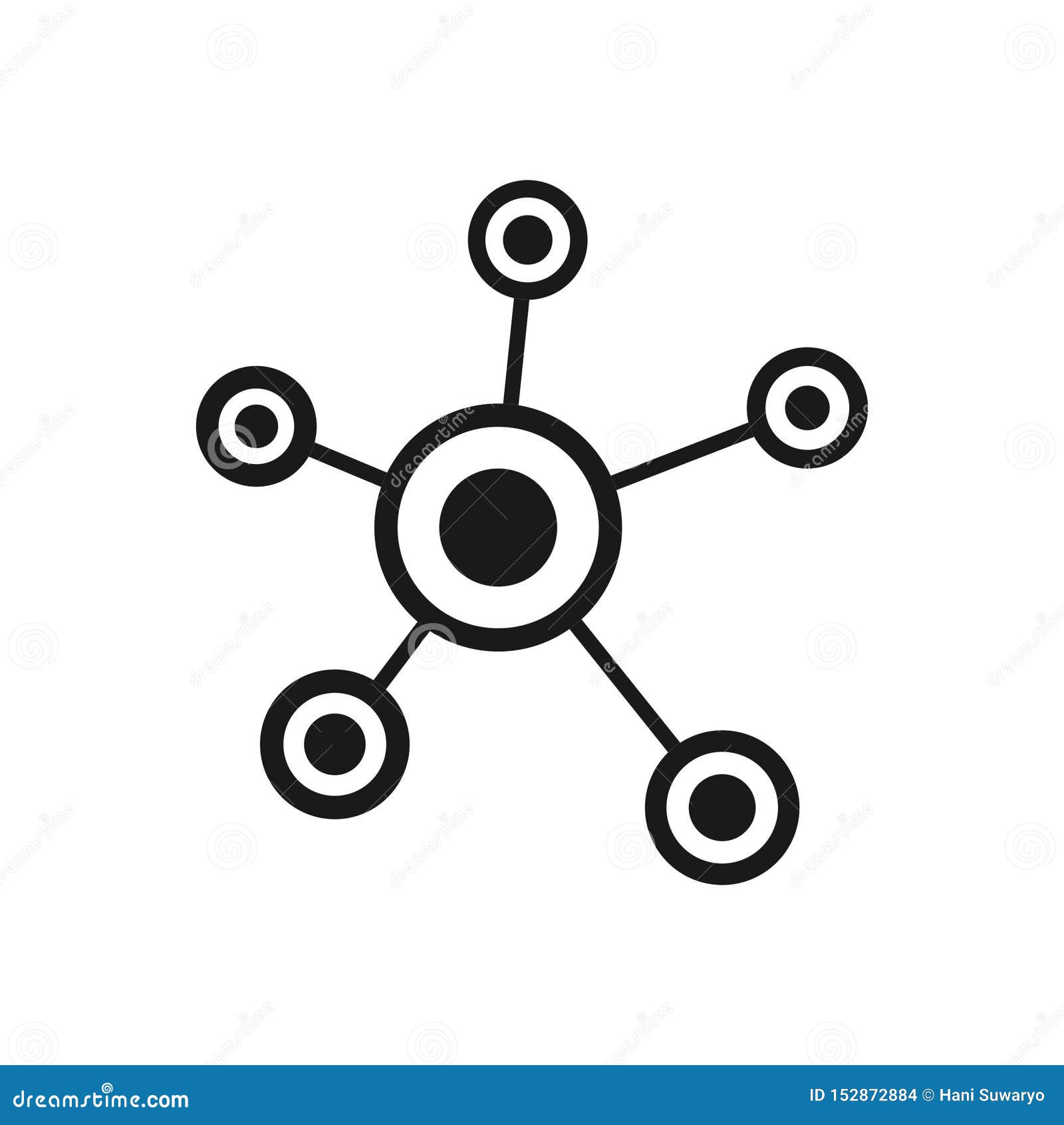 Molecule Logo, Connection Logo Icon Template Stock Vector ...