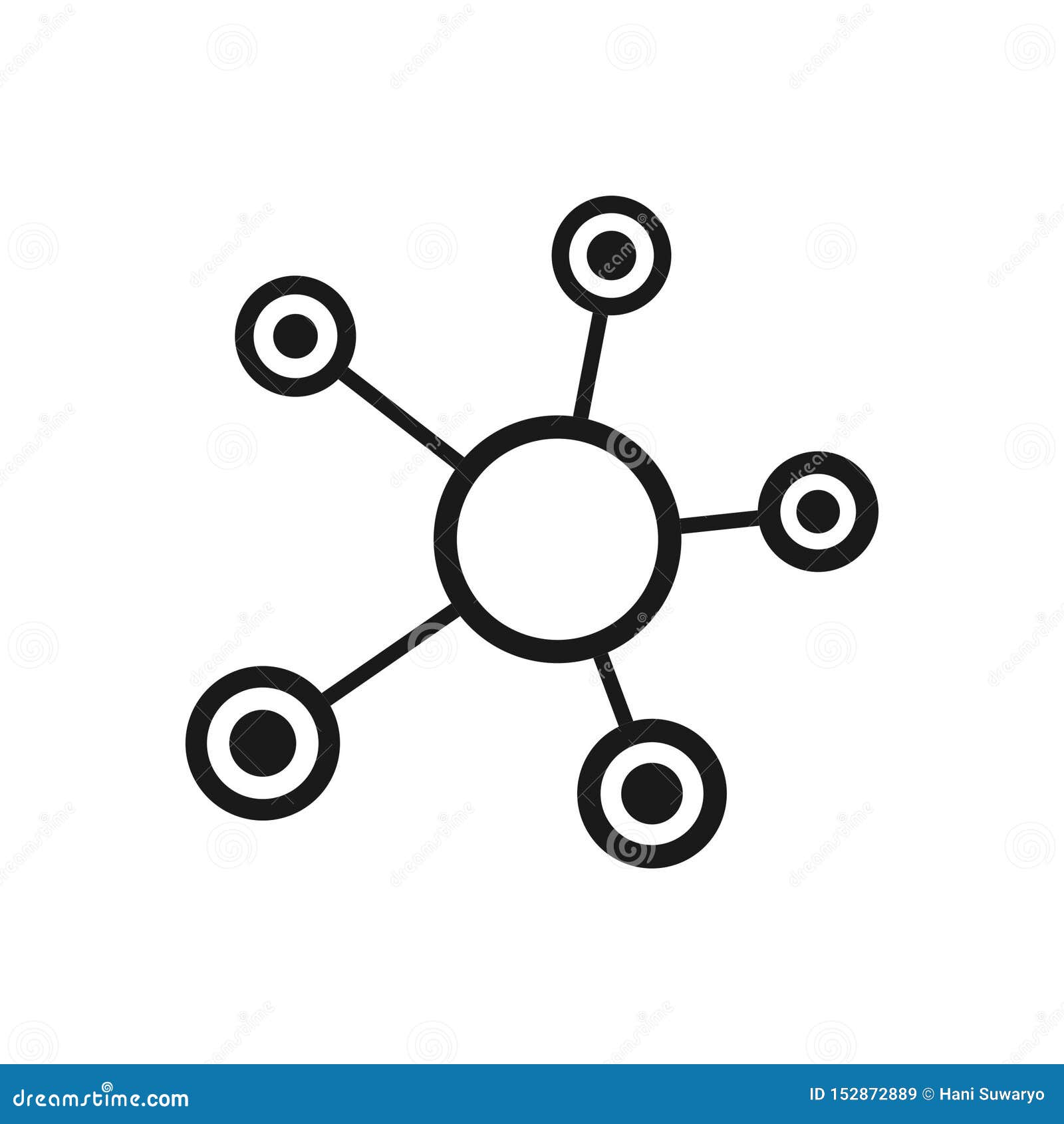 Molecule Logo, Connection Logo Icon Template Stock Vector ...