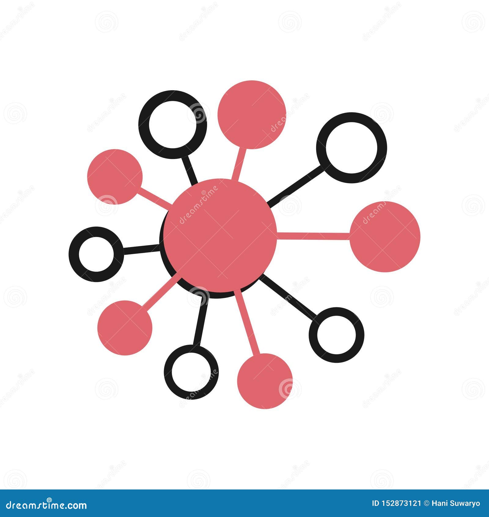 Molecule Logo, Connection Logo Icon Template Stock Vector ...