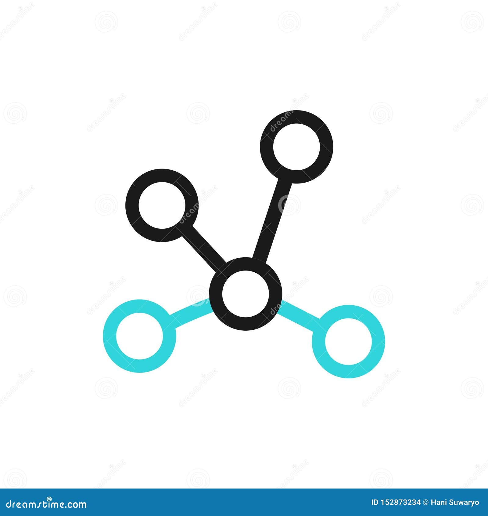 Molecule Logo, Connection Logo Icon Template Stock Illustration ...