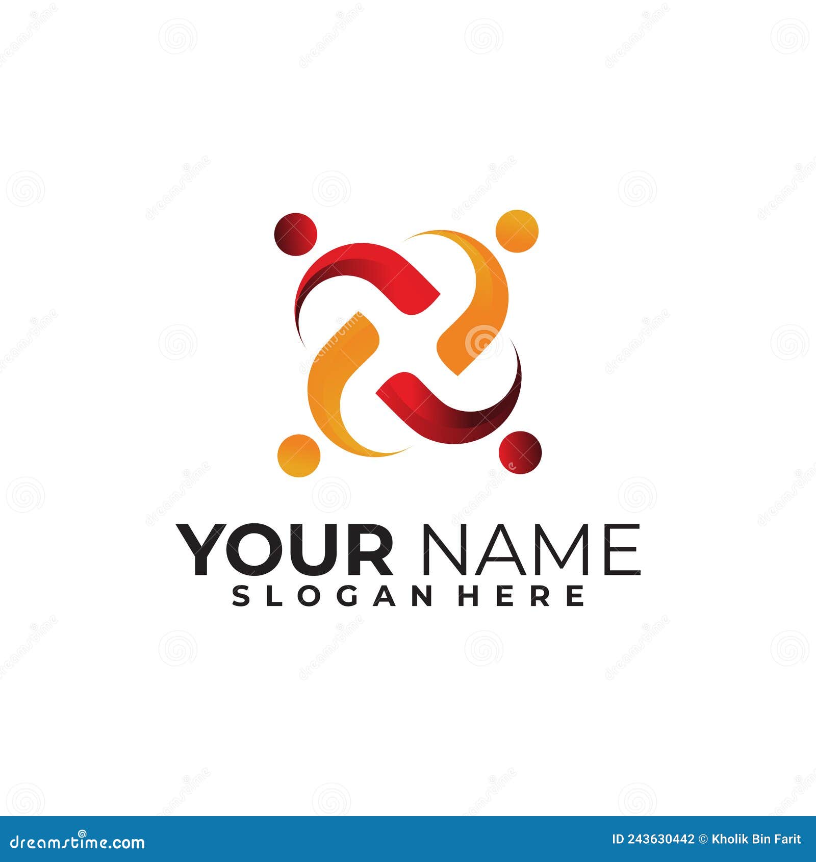 Connection Logo Vector Design Template Stock Vector - Illustration of ...