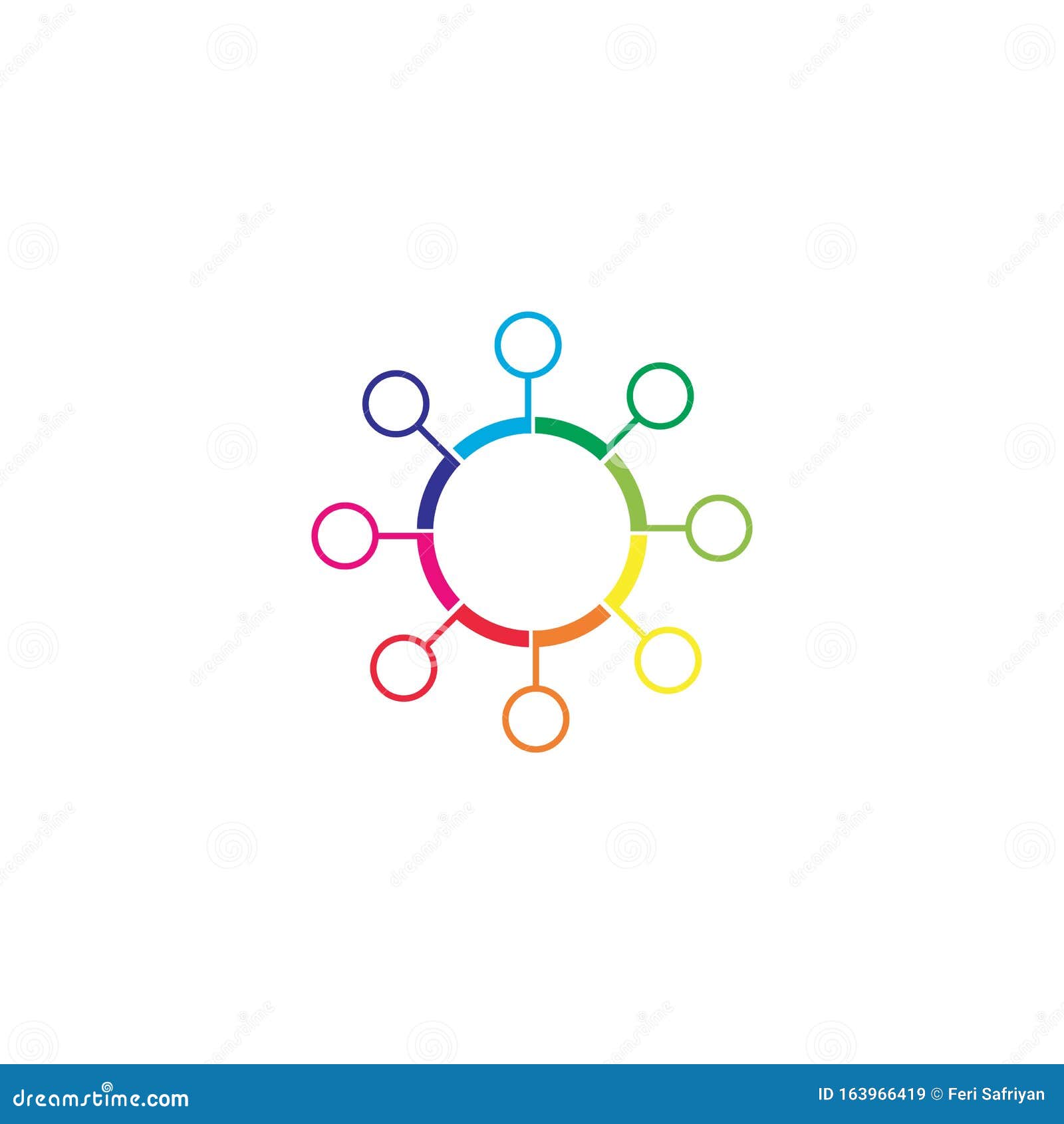 Connection Logo Vector Icon Stock Vector - Illustration of isolated ...