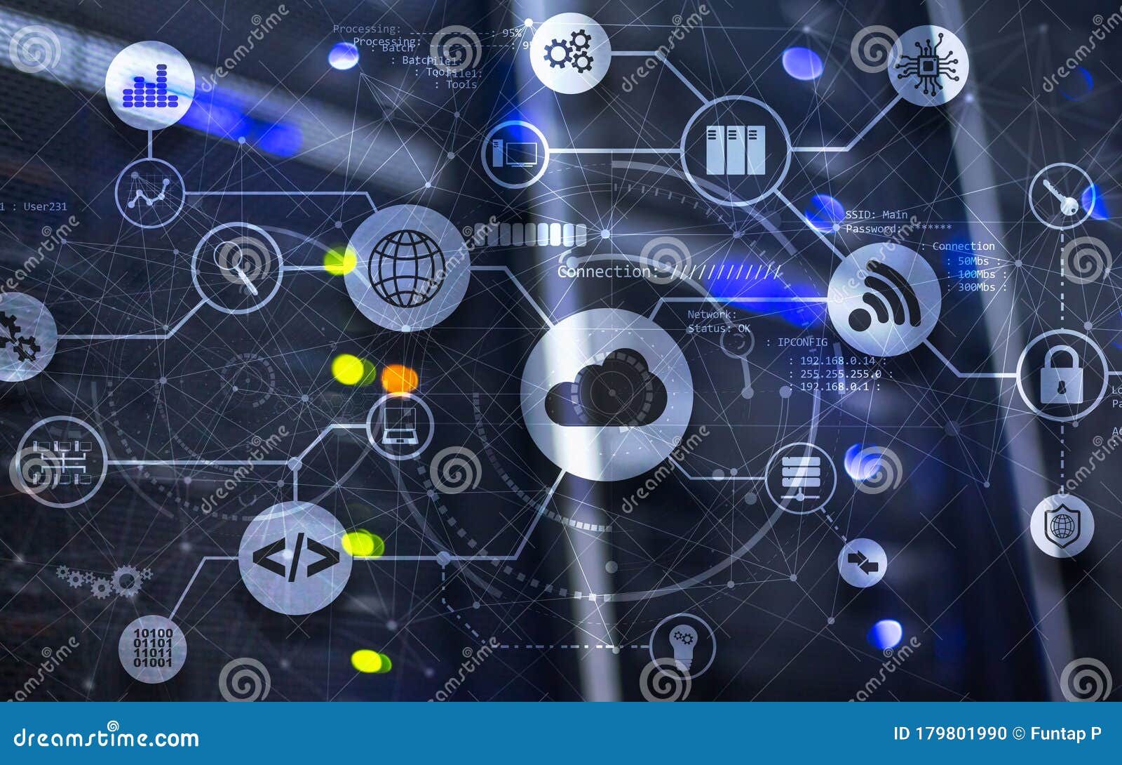 Connection Network Project 2020. Mixed Media Graphics on Virtual Screen ...