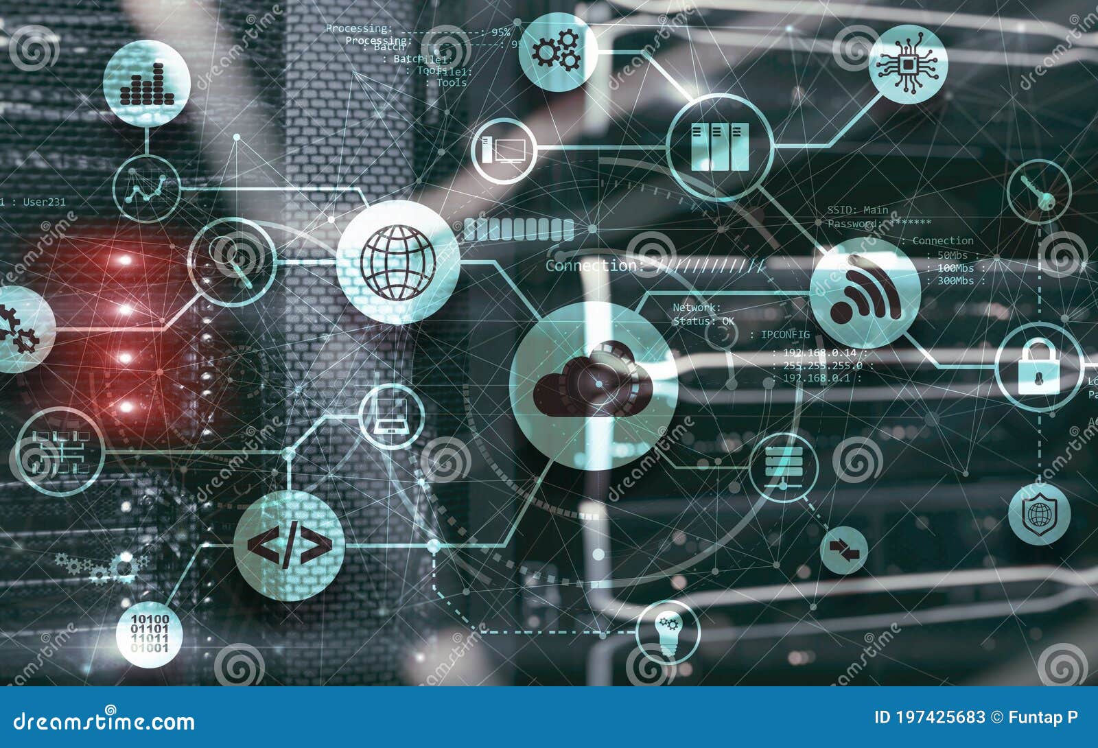 Connection Network Project 2020. Mixed Media Graphics on Virtual Screen ...