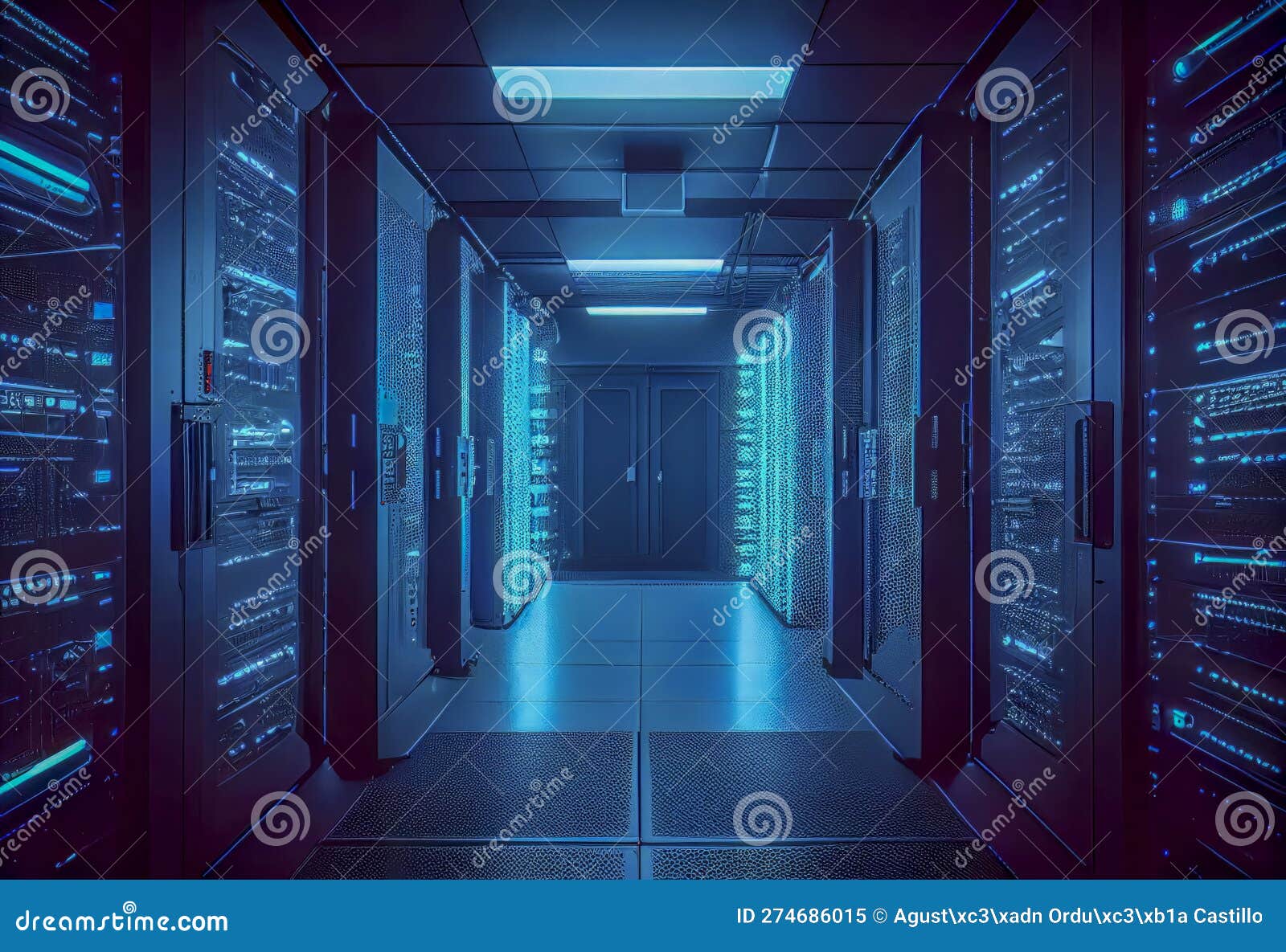 Connection Network in Servers and Storage Systems in Data Center Rooms ...