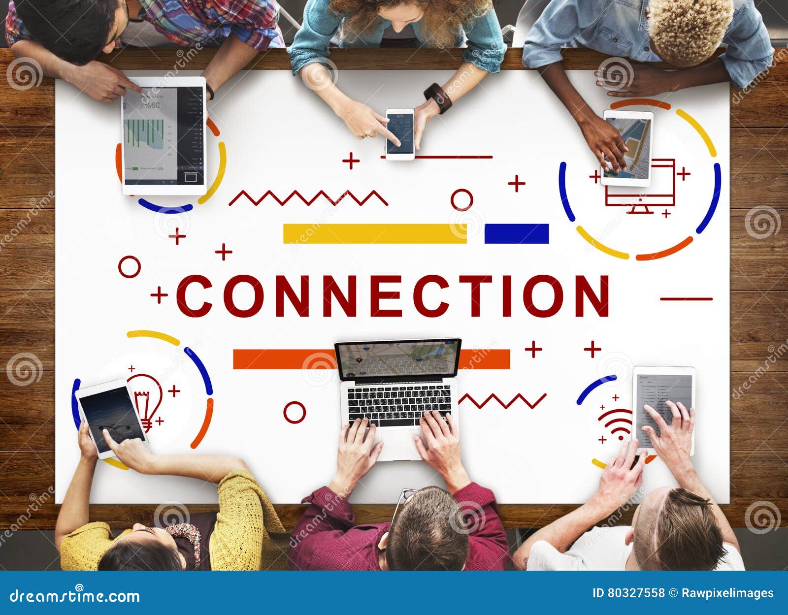 Connection Networking Online Social Network Concept Stock Photo - Image ...
