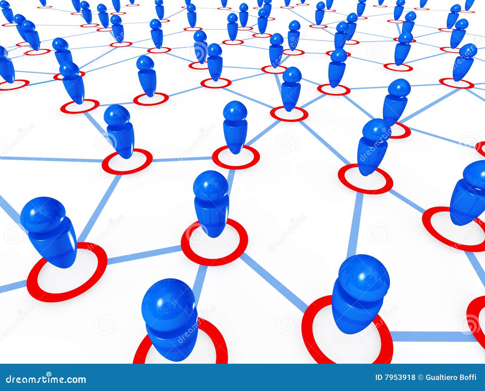 Connection people stock illustration. Illustration of internet - 7953918
