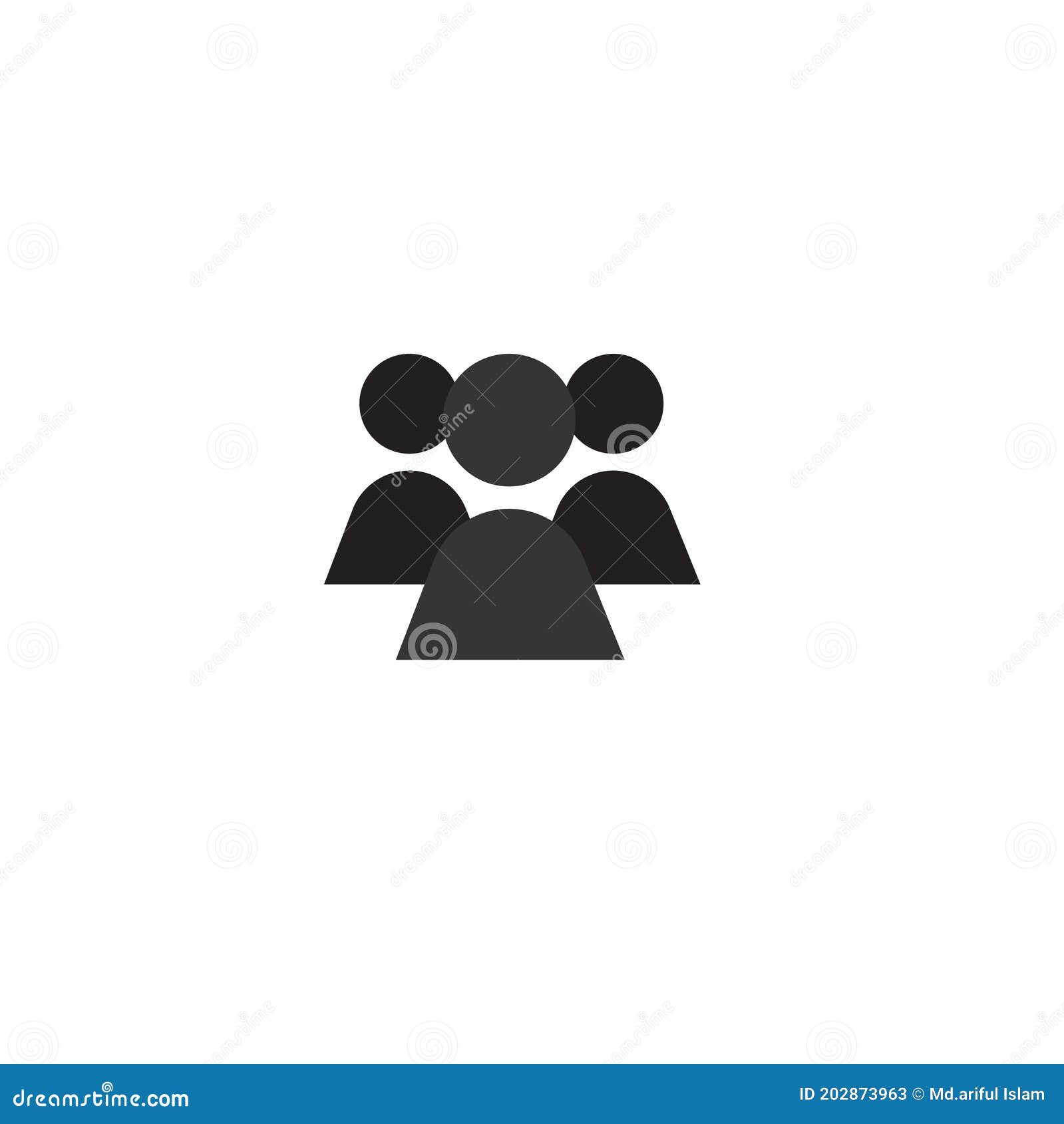 Connection of People Icon Design Stock Vector - Illustration of file ...