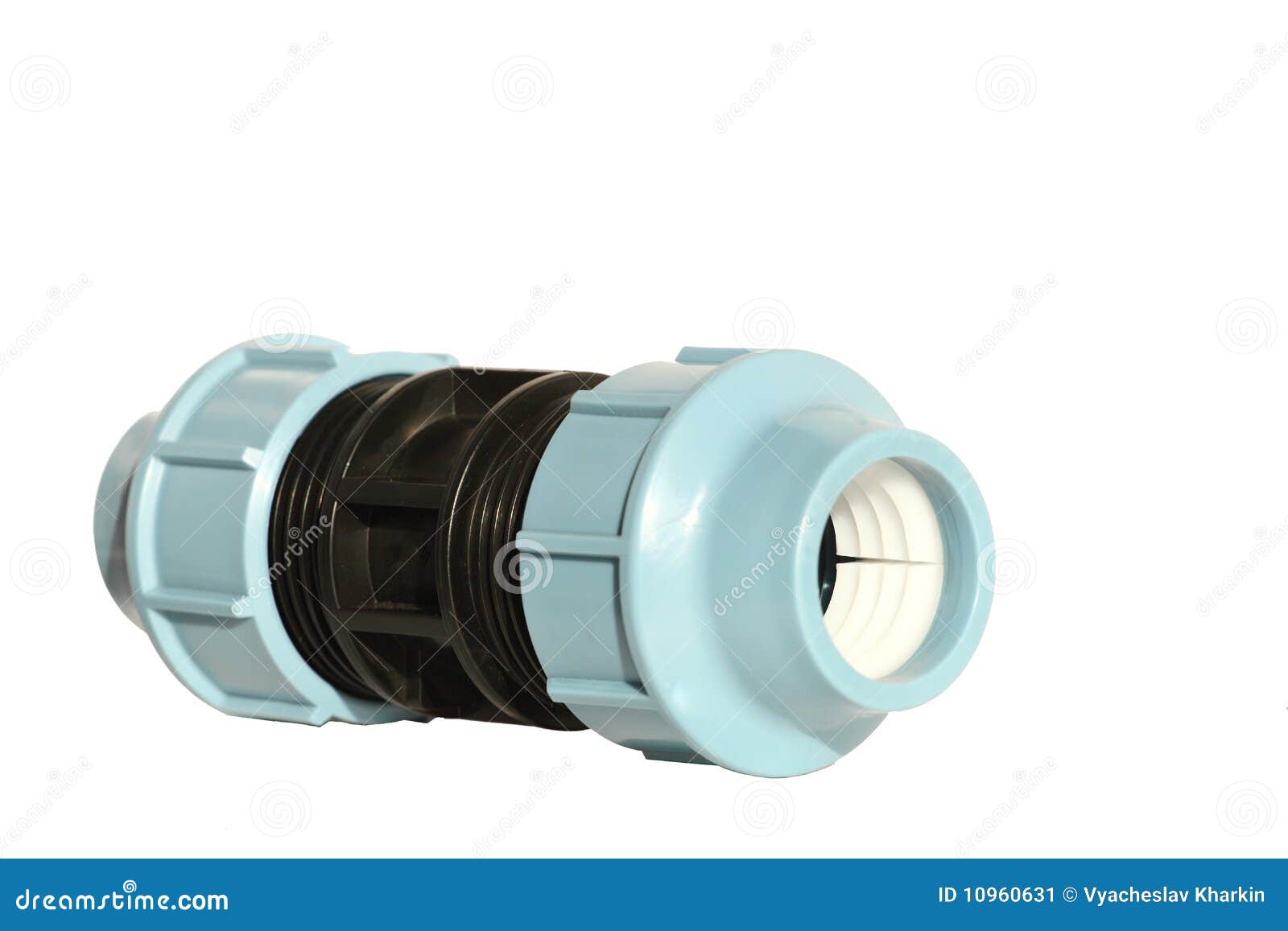 Connection for a pipe stock image. Image of pipe, water - 10960631