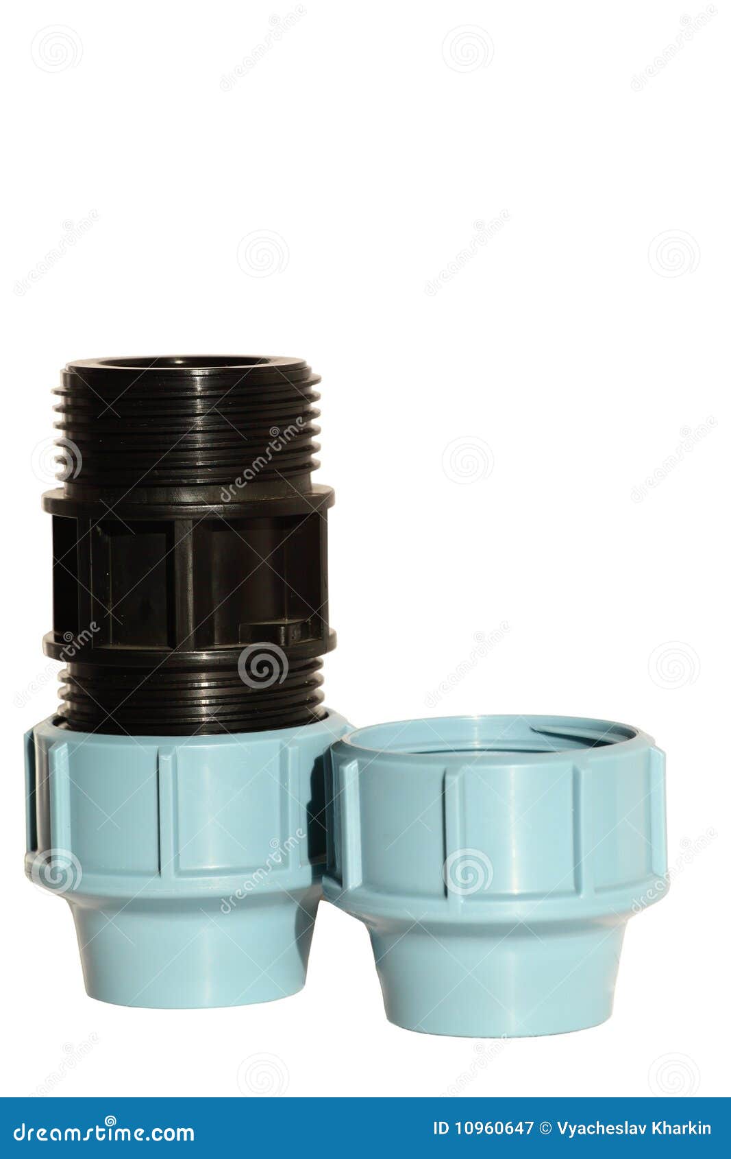 Connection for a pipe stock image. Image of manufacturing - 10960647