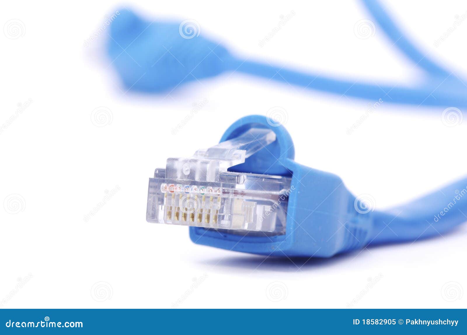 Connection plug stock image. Image of electronic, data - 18582905