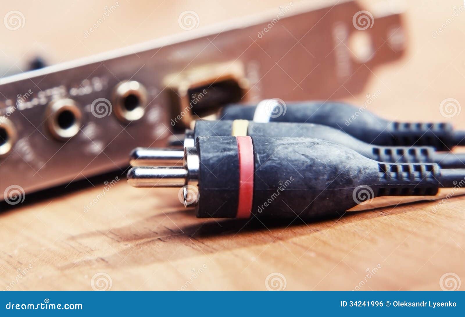 Connection Plugs Electronic Devices Stock Photo - Image of connection ...