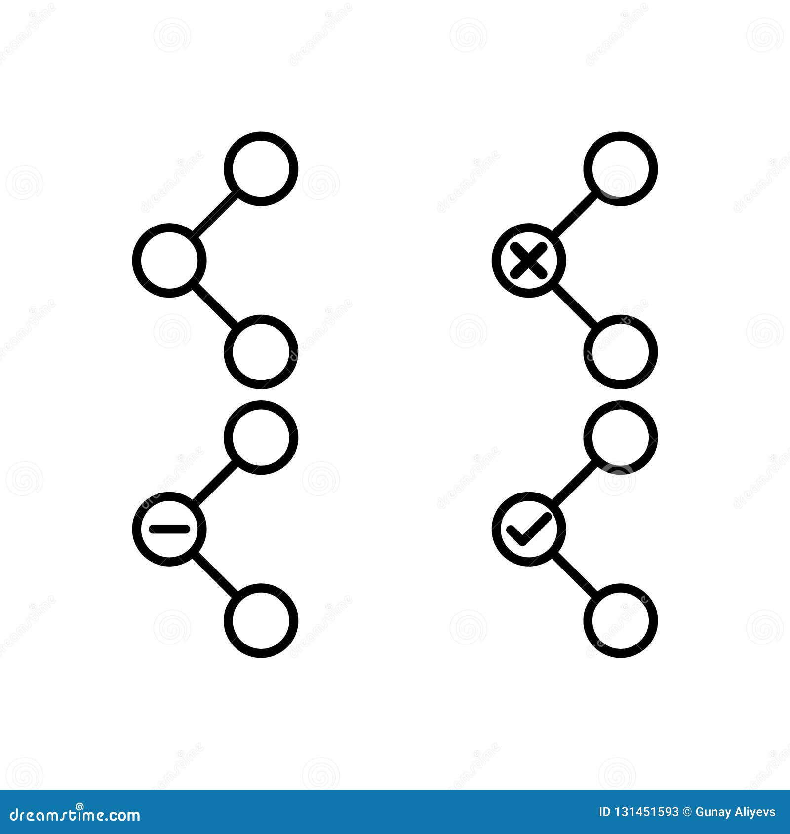 Connection, Plus, Remove, Minus Sign Icons. Element of Outline Button ...