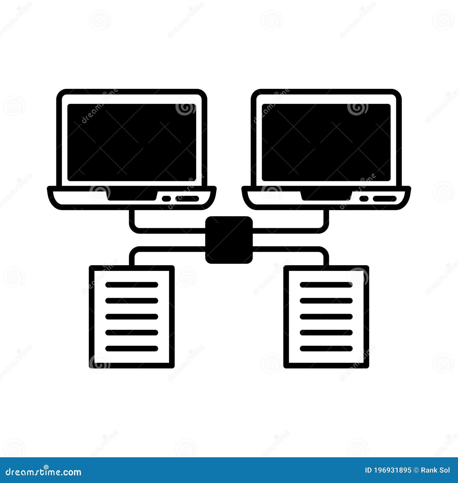 Connection Process Vector Icon Which Can Easily Modify or Edit Stock ...
