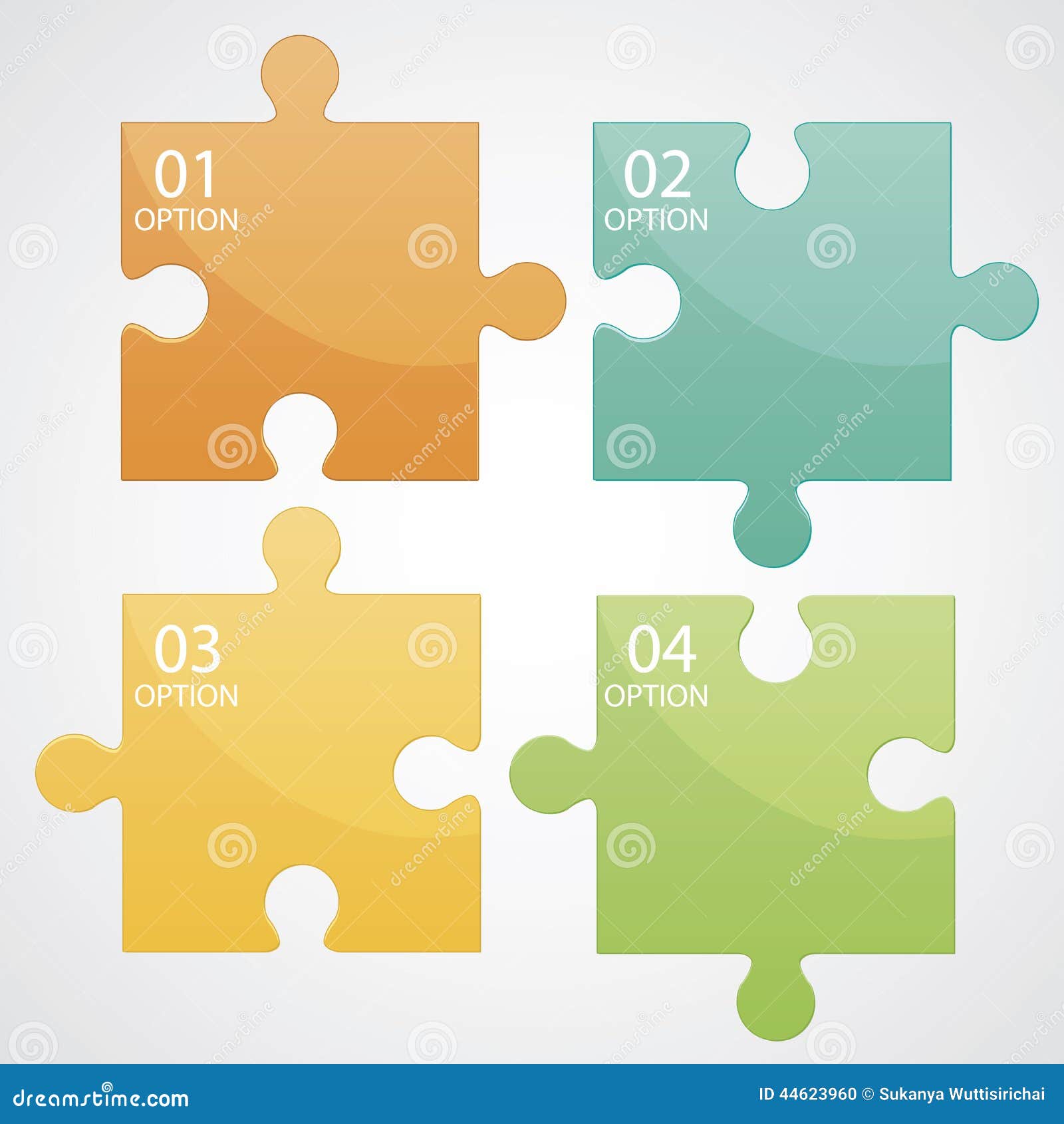 Connection Puzzle stock vector. Illustration of chart - 44623960