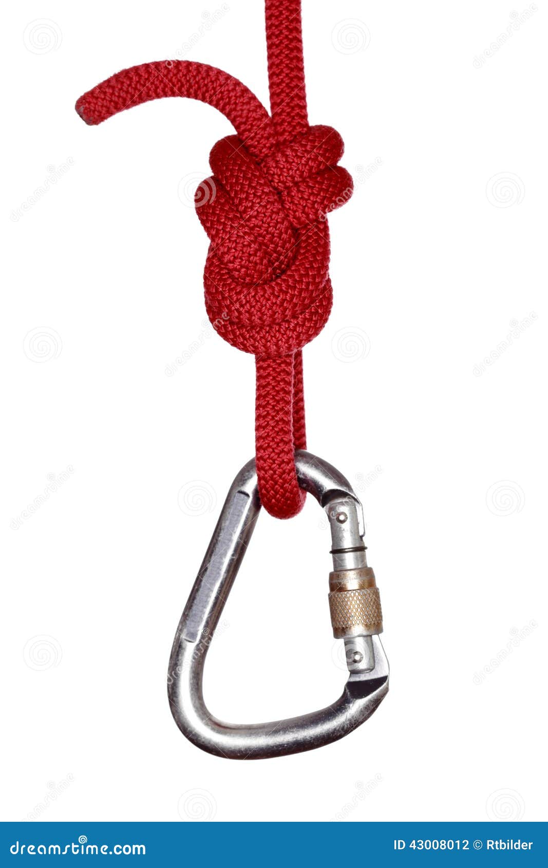 Connection with Rope and Hook Stock Photo - Image of lace, rope: 43008012