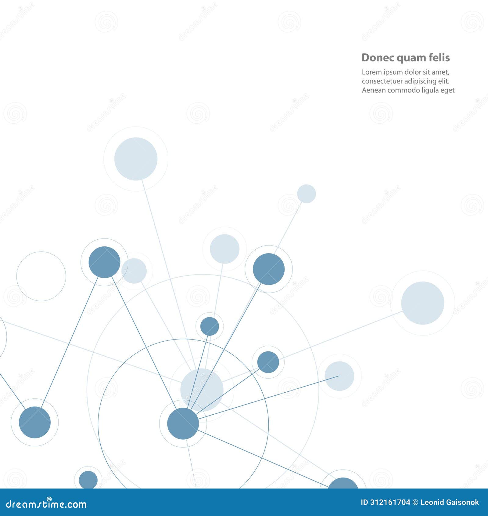 Connection Science Molecule Background Stock Illustration