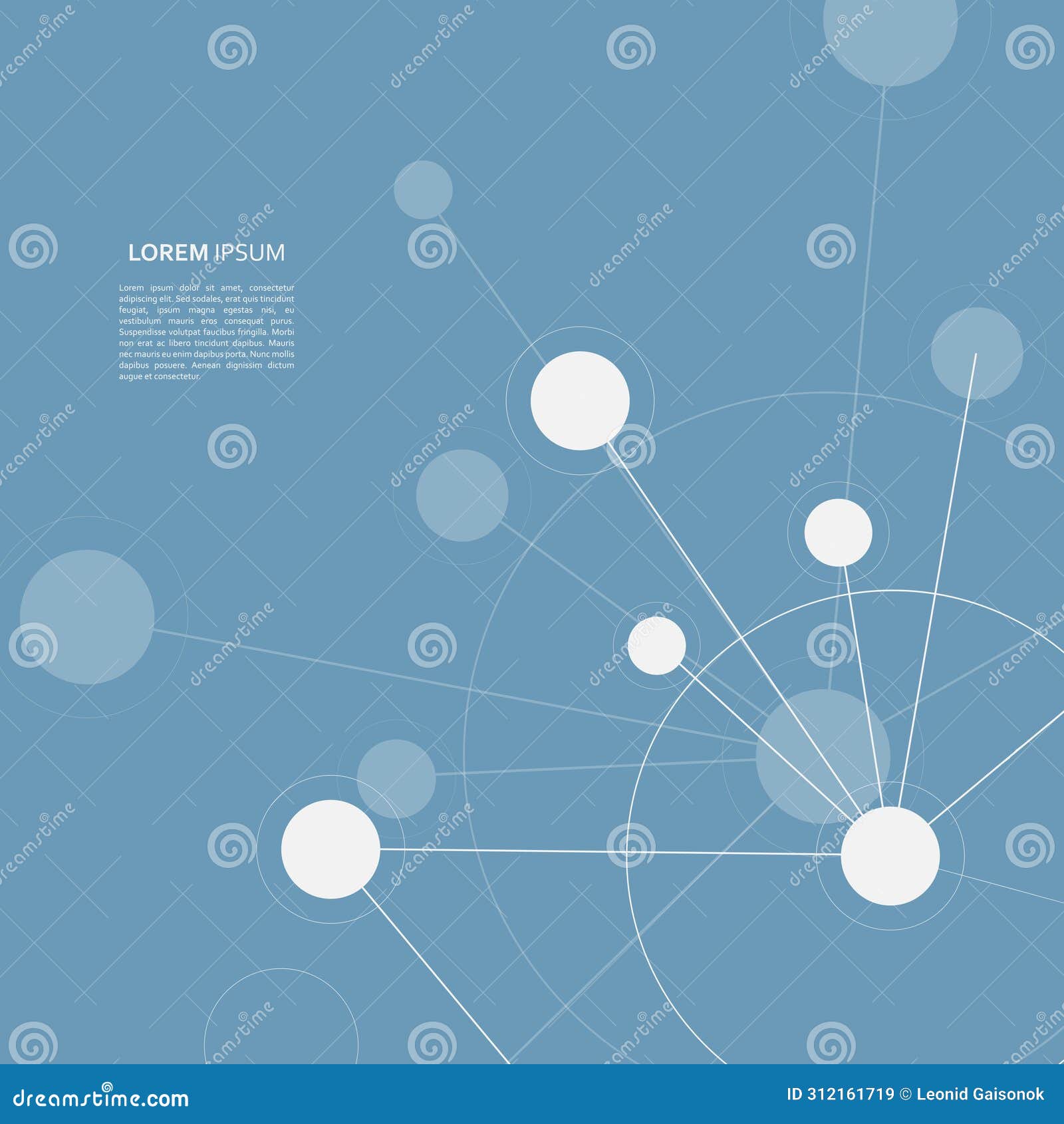 Connection Science Molecule Background Stock Illustration ...