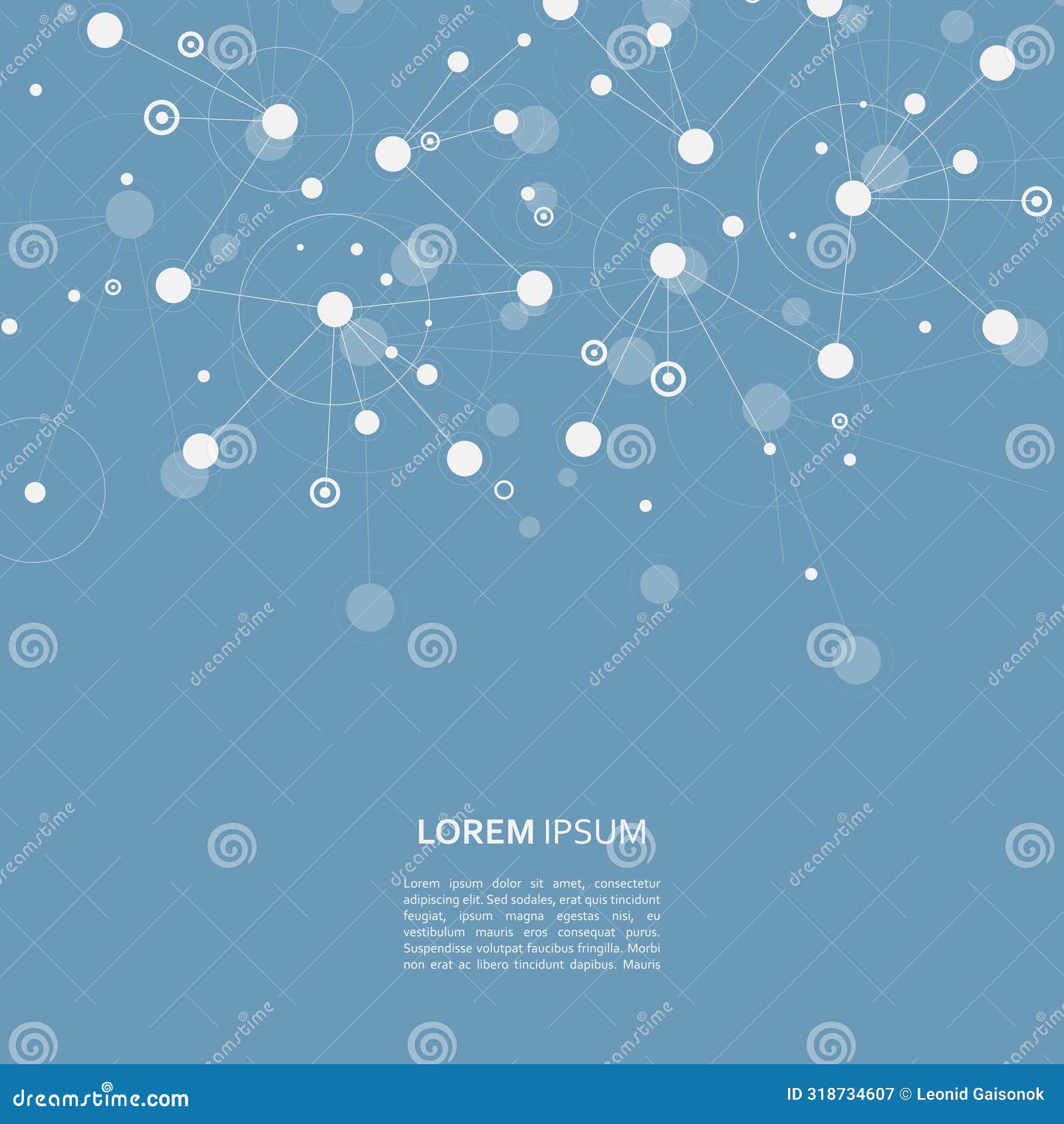 Connection Science Molecule Background Stock Vector - Illustration of white, connect: 318734607