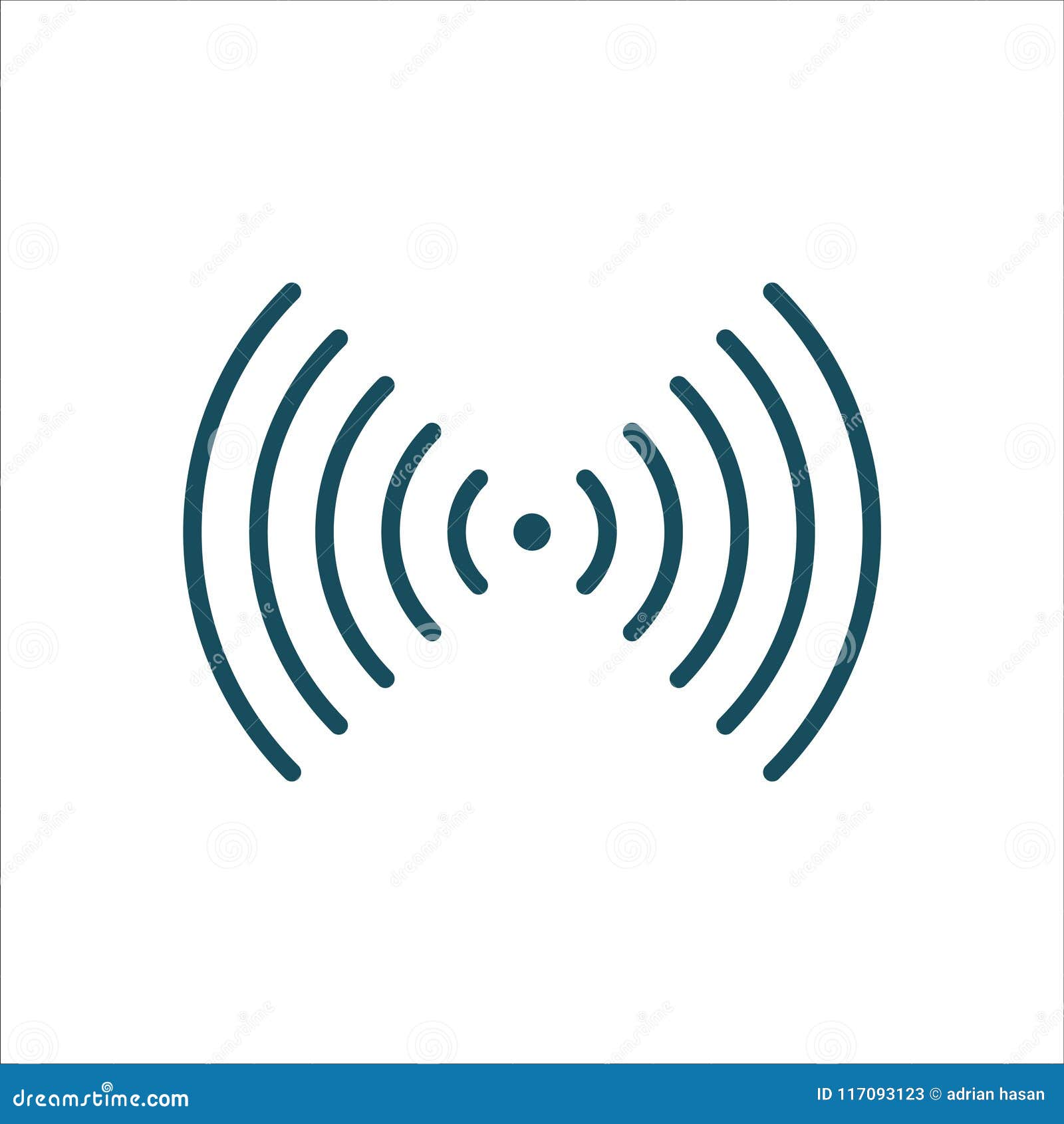 Connection Signal Vector Line Art Stock Vector - Illustration of ...