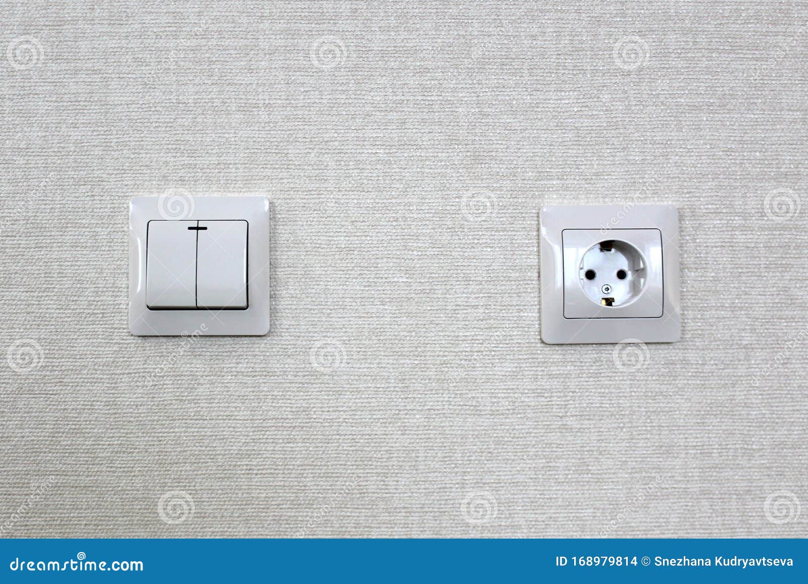 Socket and Switch are in One Photo Stock Photo - Image of switch, close ...