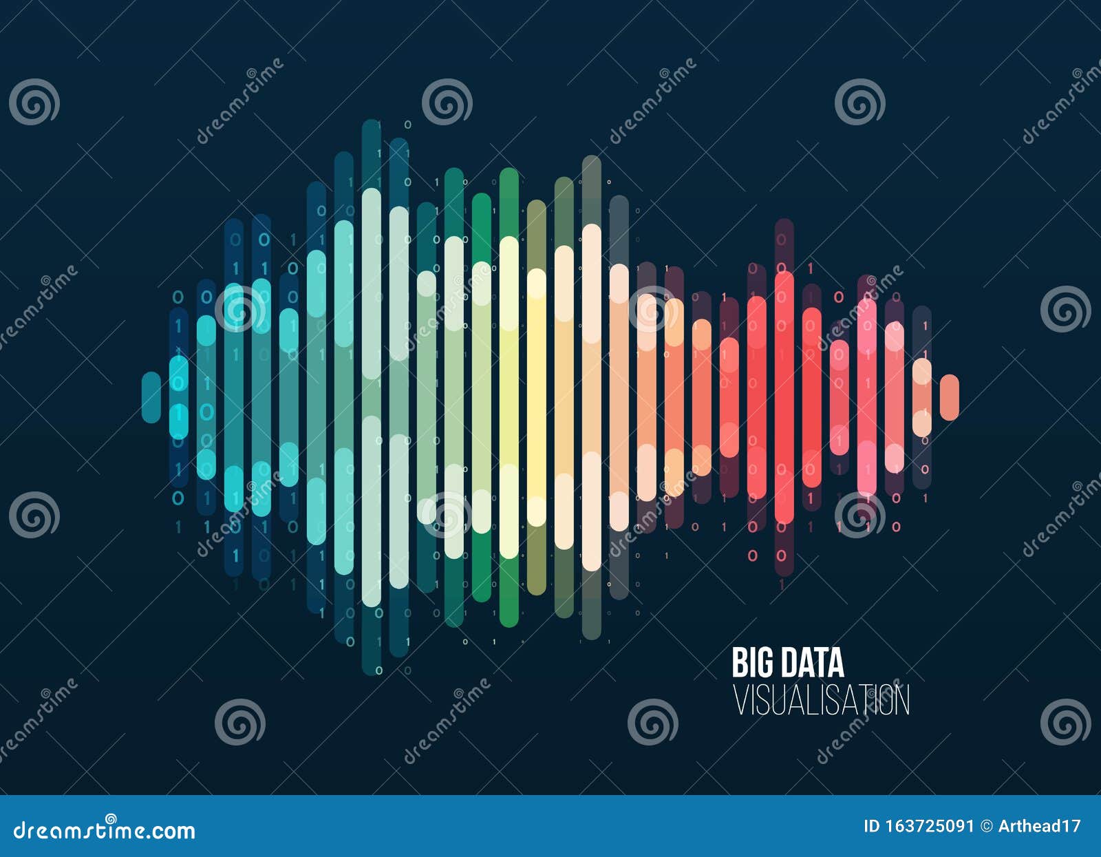 Connection Structure Data Array Visual Concept Stock Vector