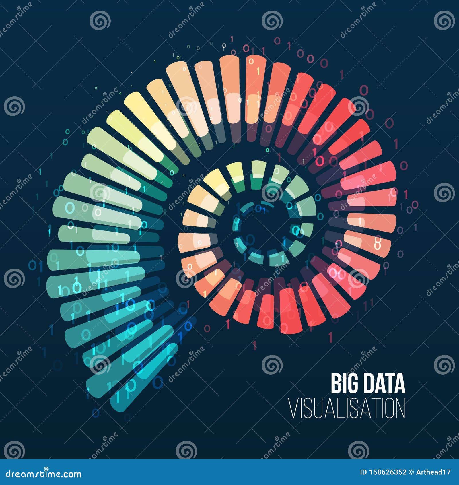 Connection Structure Data Array Visual Concept Stock Vector Illustration Of Communication