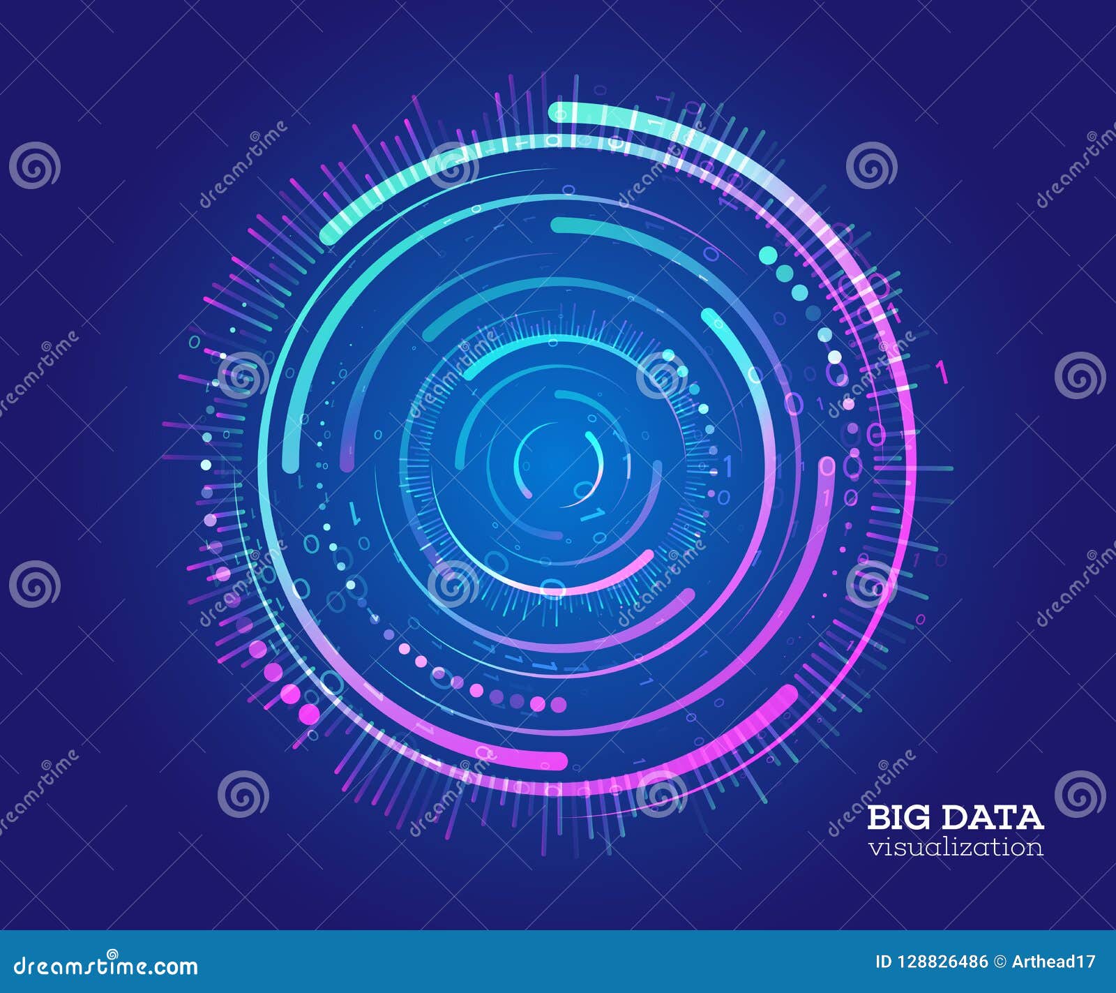 Connection Structure. Data Array Visual Concept Stock Vector - Illustration of modern, connect ...