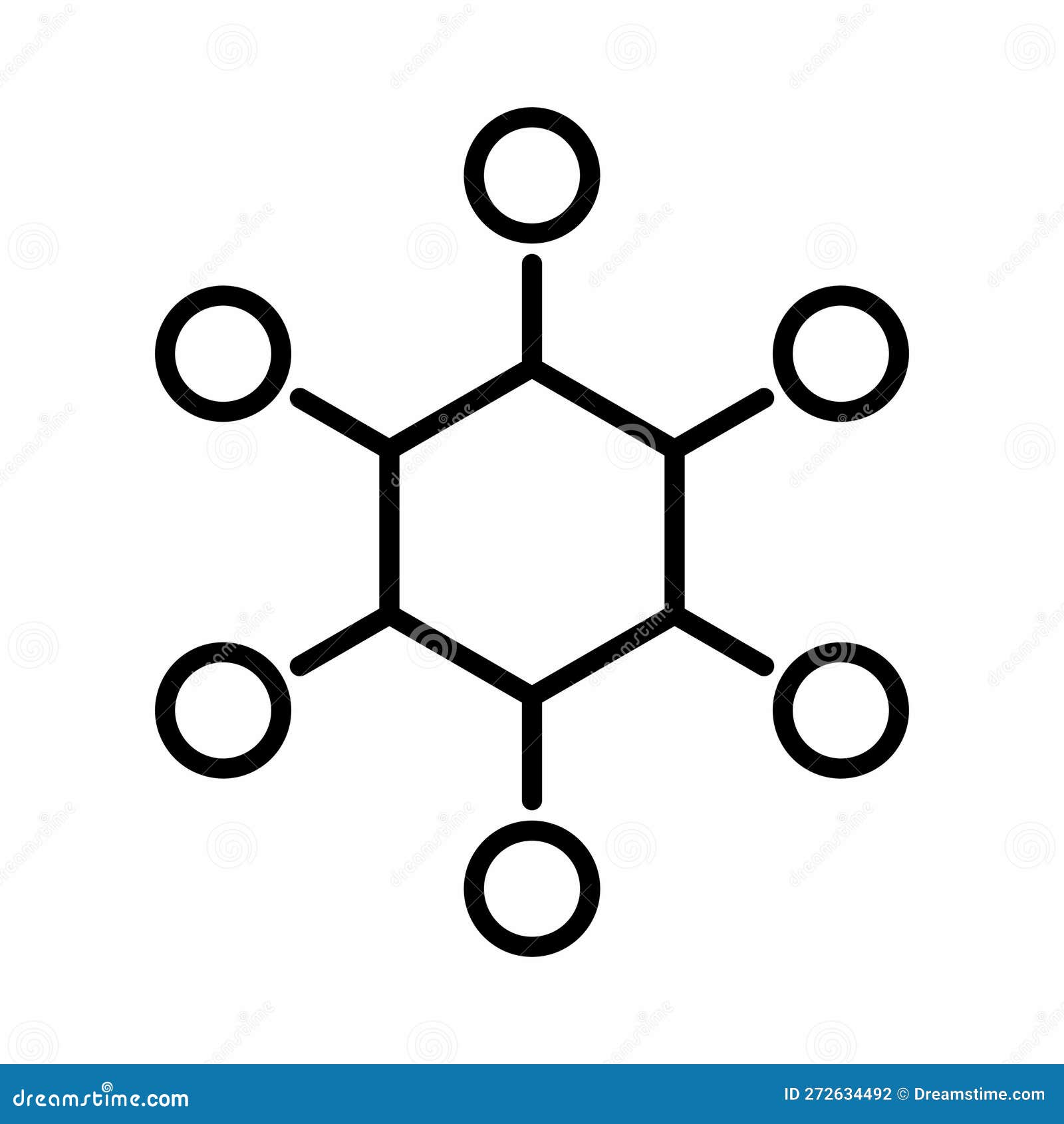 Connection, Structure Network, Molecule Formula, System Icon Vector ...