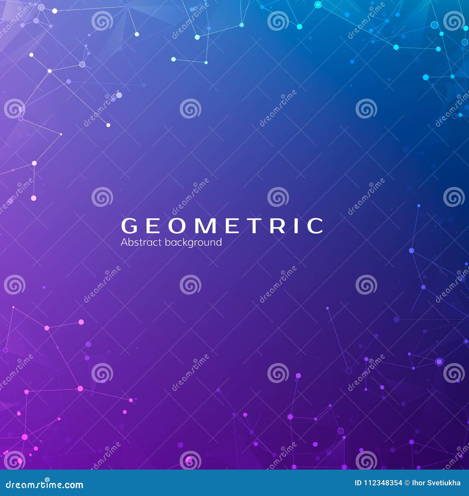 Connection Structure. Data Array Visual Concept For Website. Big Data ...
