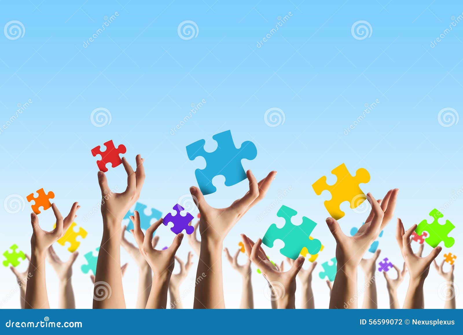 Connection and teamwork stock photo. Image of teamwork - 56599072