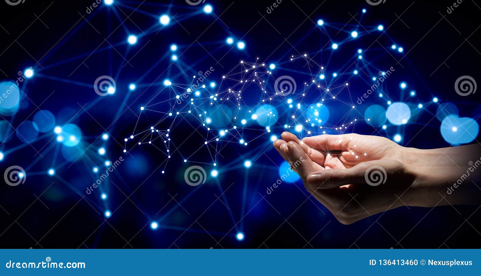 Connection Technologies Background Stock Photo - Image of matrix, glow ...