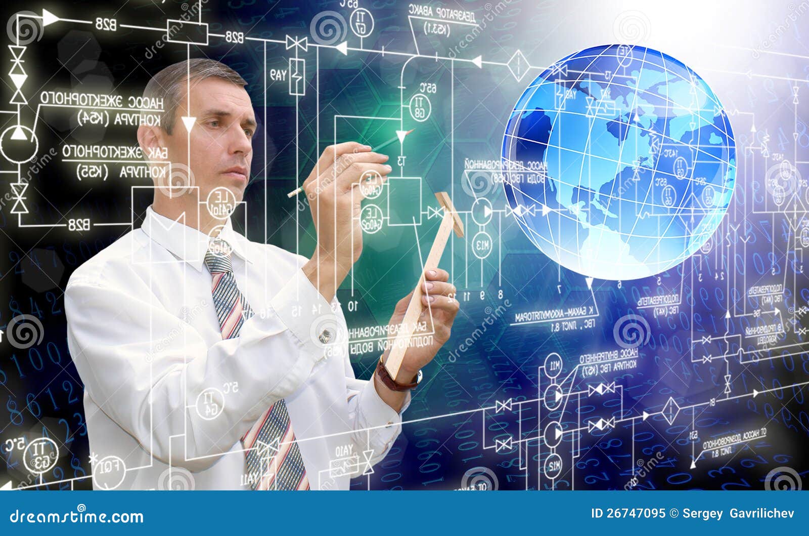 Connection technology stock image. Image of beam, digital - 26747095