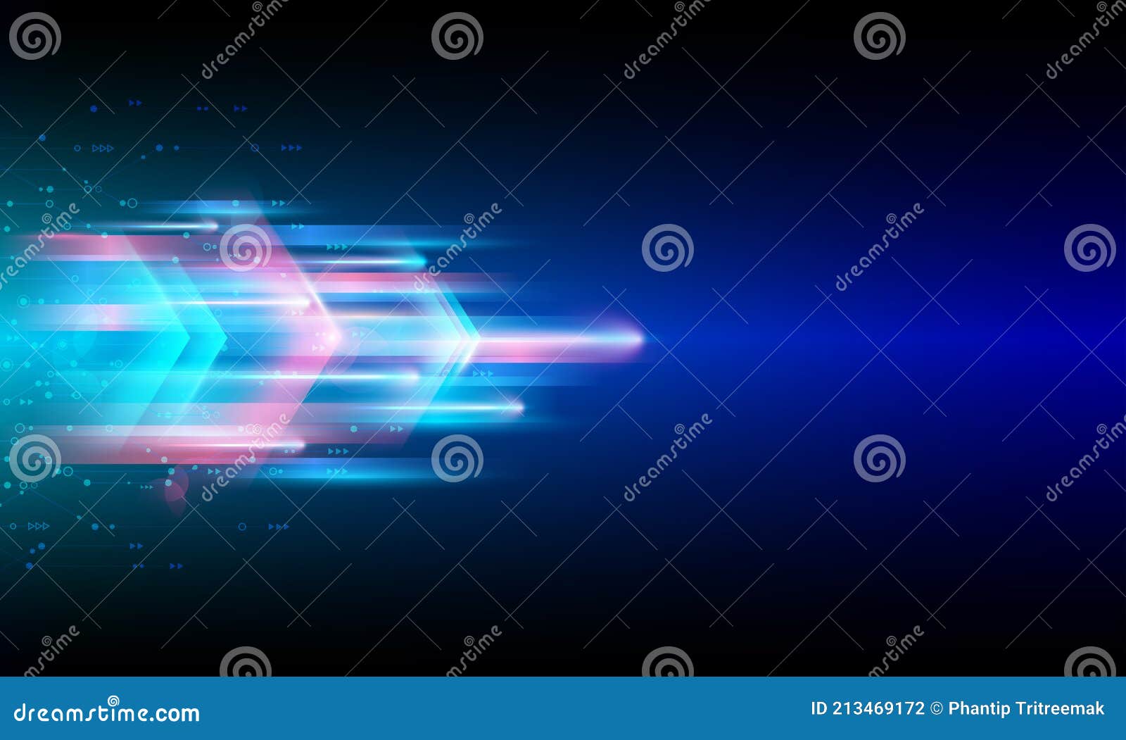 Connection Technology and High Speed Movement Stock Vector ...