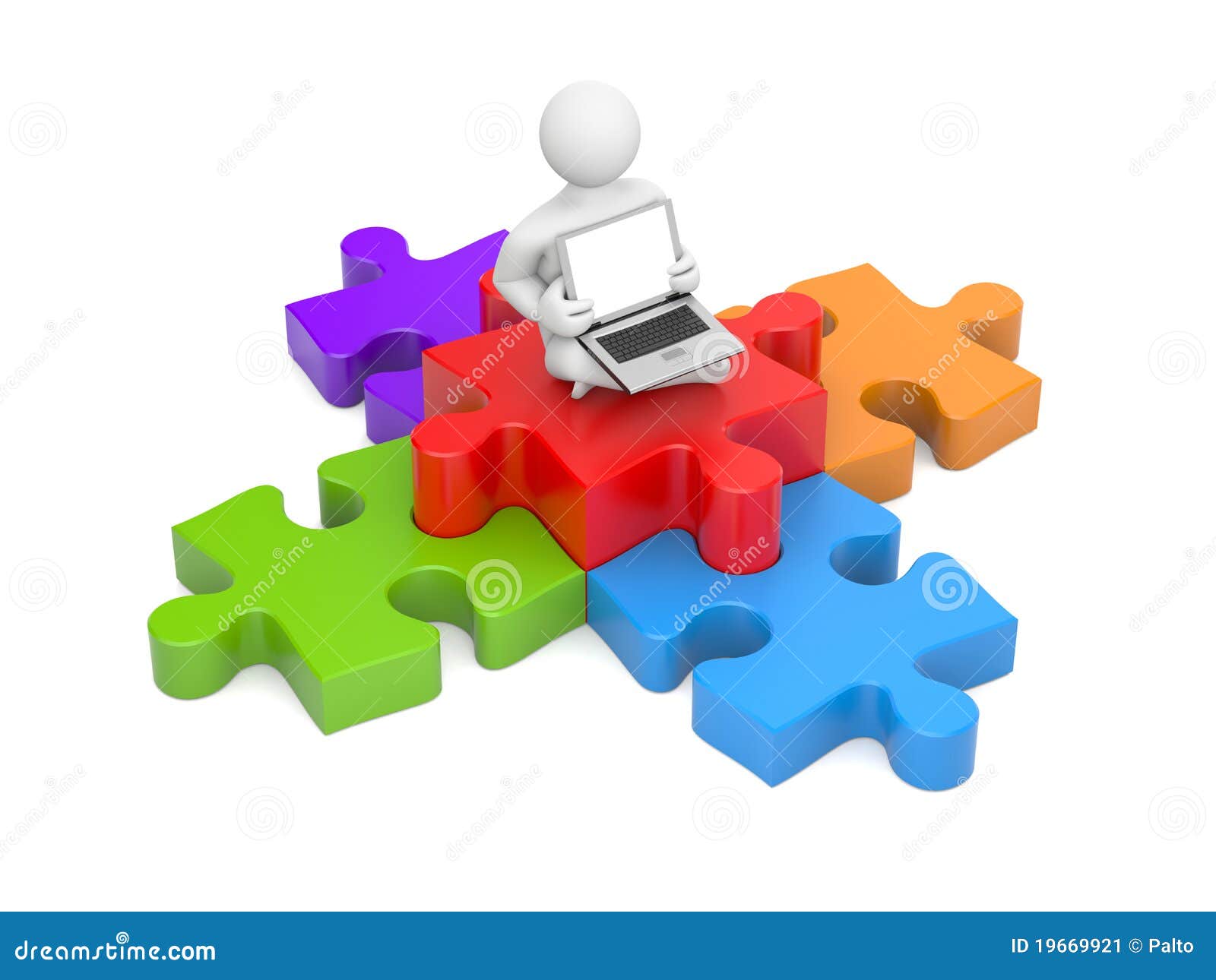 Connection to main part stock illustration. Illustration of business ...