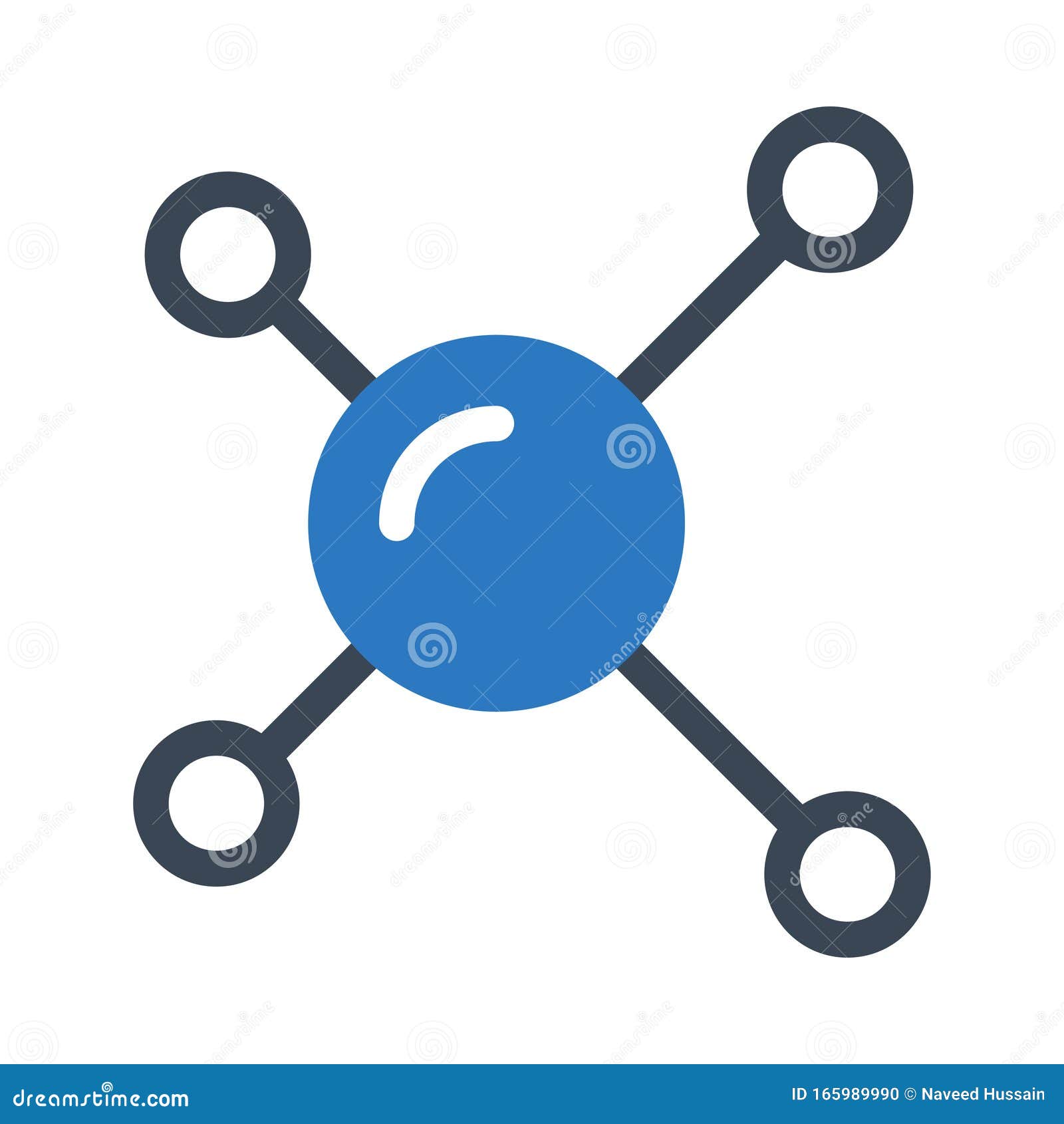 Connection Vector Glyph Color Icon Stock Illustration - Illustration of ...