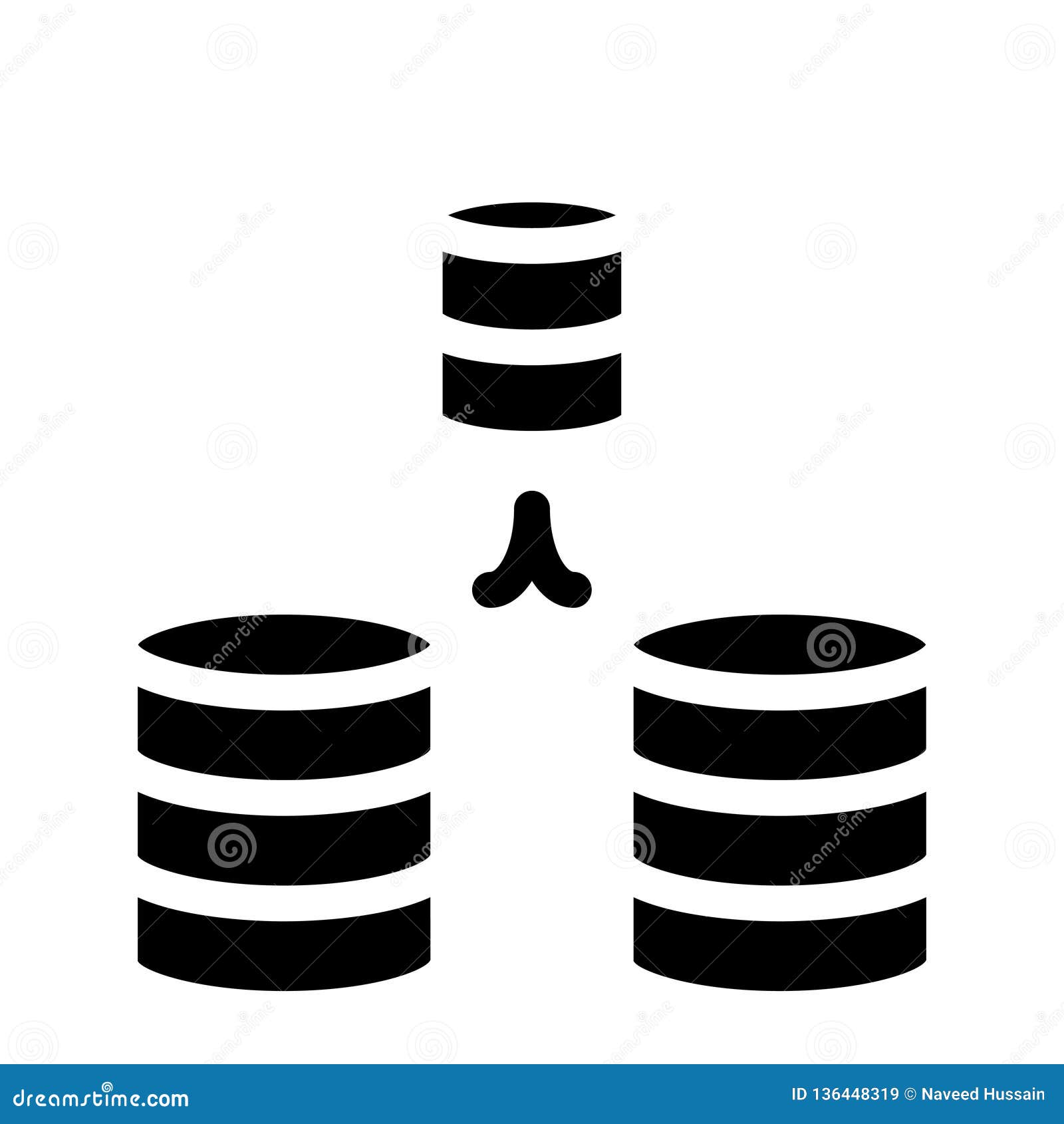 Connection Vector Glyphs Icon Stock Vector - Illustration of contact ...