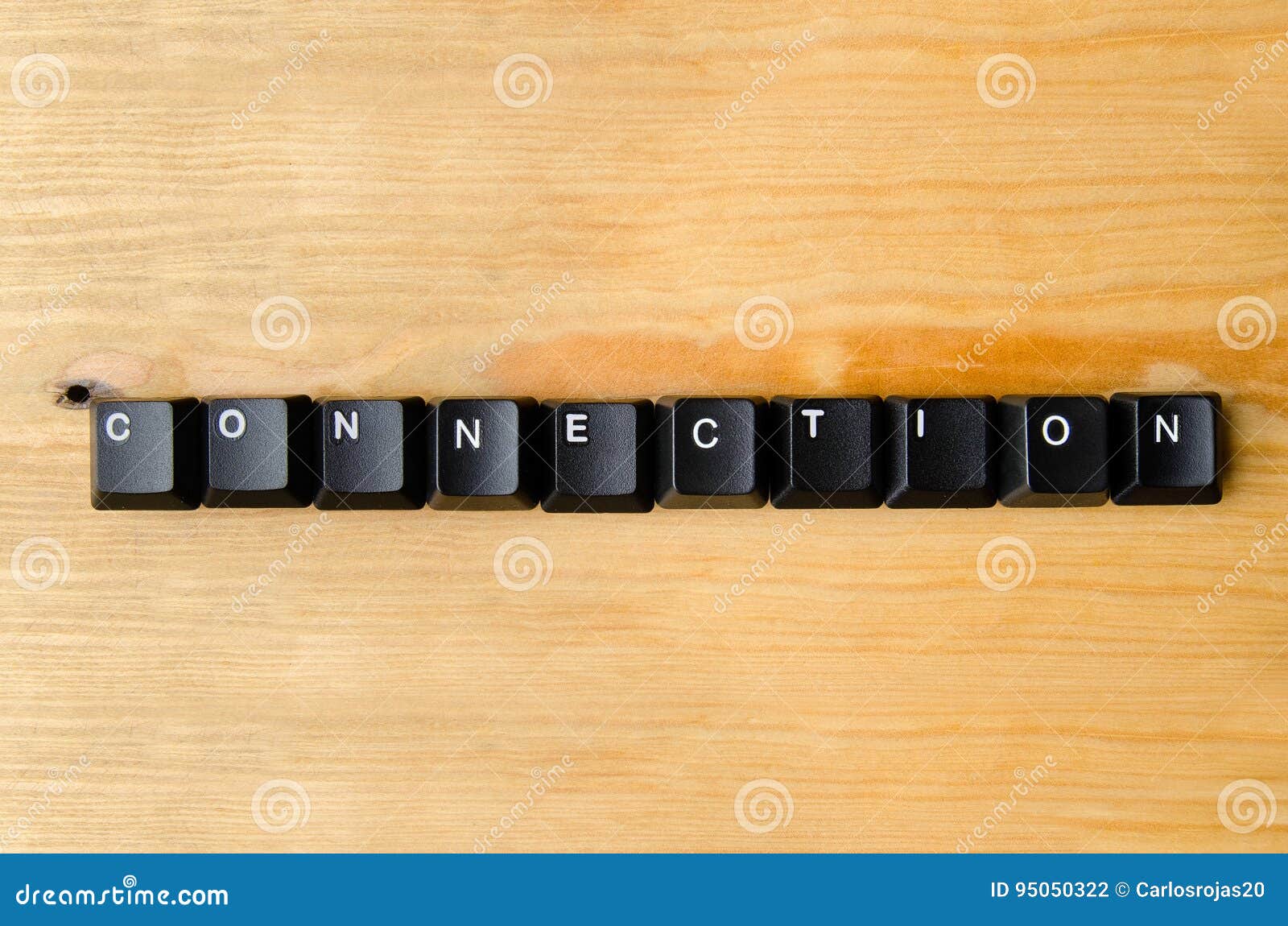 Connection word stock photo. Image of keyboard, keyword - 95050322
