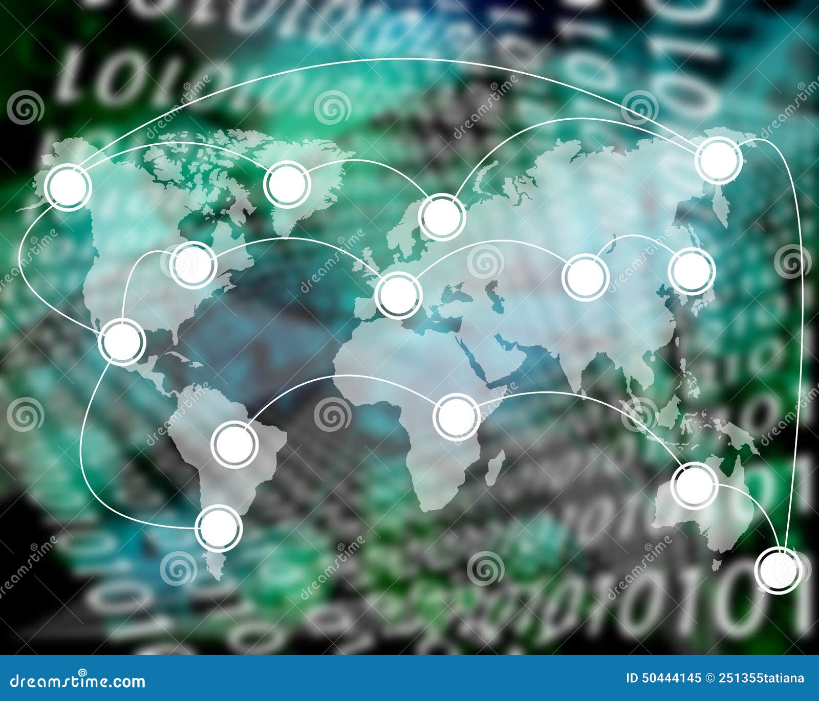 Connection of the world stock illustration. Illustration of connection ...