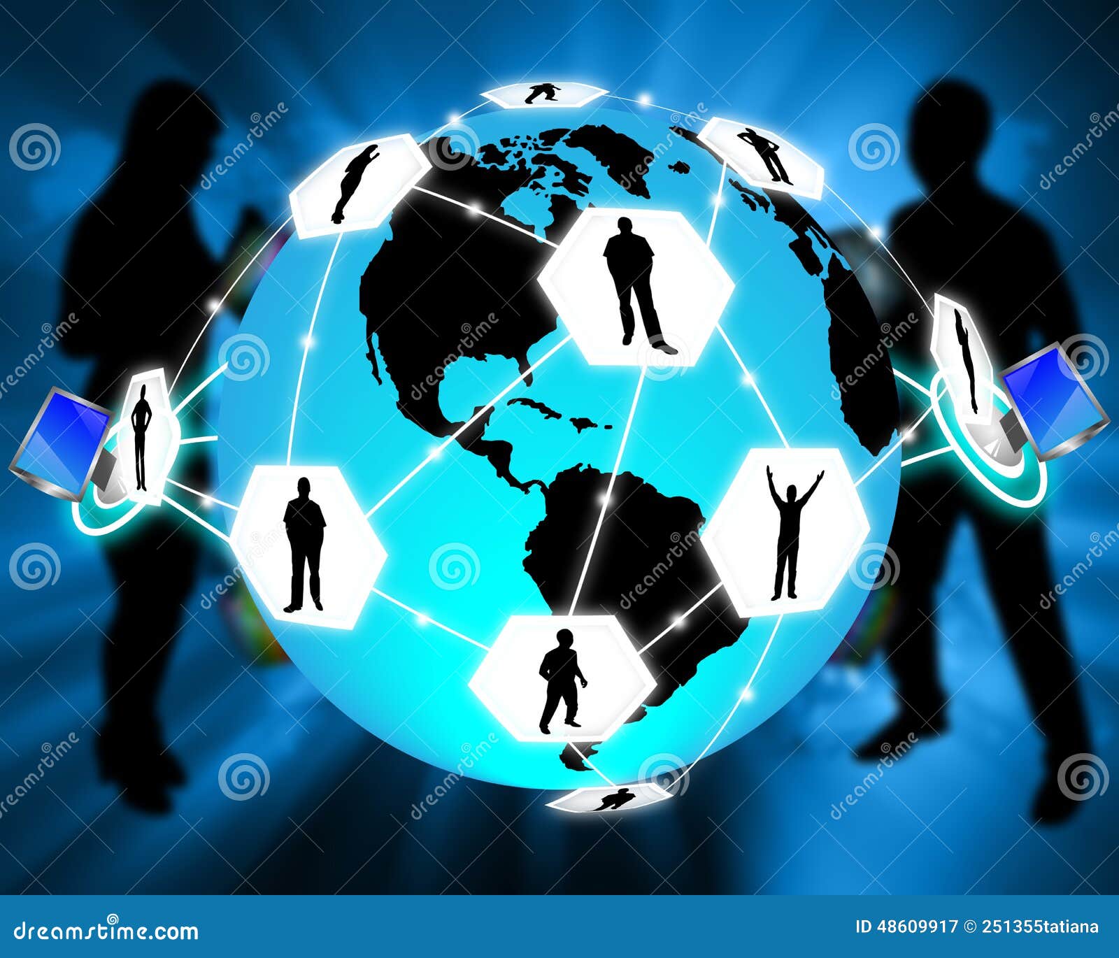 Connection of the world stock image. Image of http, input - 48609917