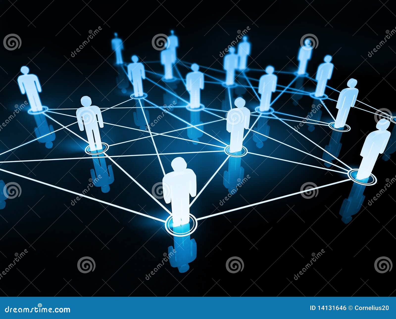 Connections stock illustration. Illustration of team - 14131646