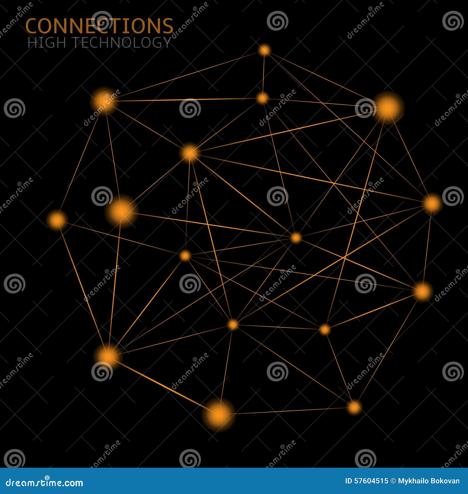 Connections stock vector. Illustration of chaotic, evolution - 57604515