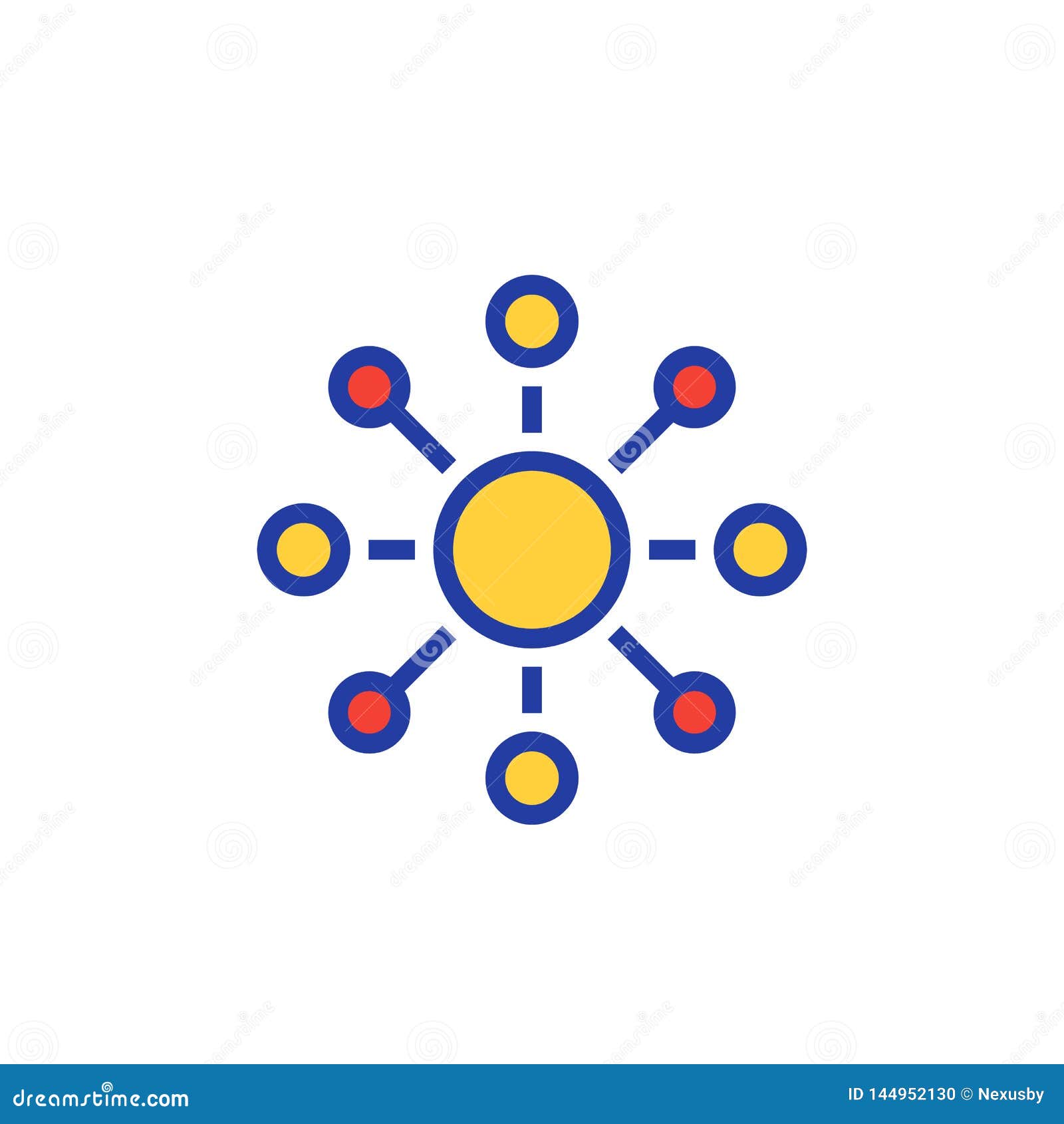 Connections, Connect Vector Logo Stock Vector - Illustration of concept ...